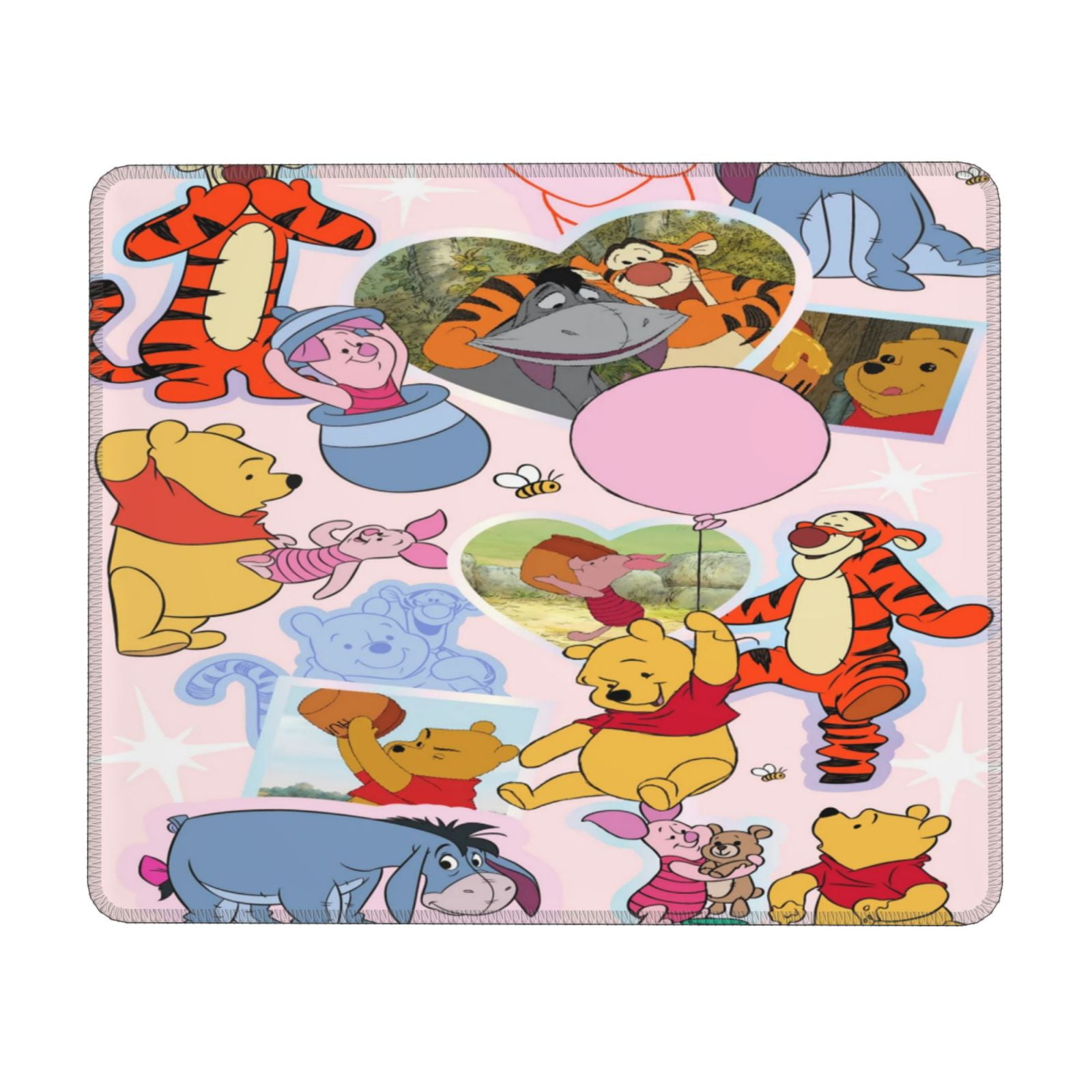 Winnie The Poo Mouse Pad Office Gaming Anime Cartoon Mousepad 7.9 x 9.5 ...
