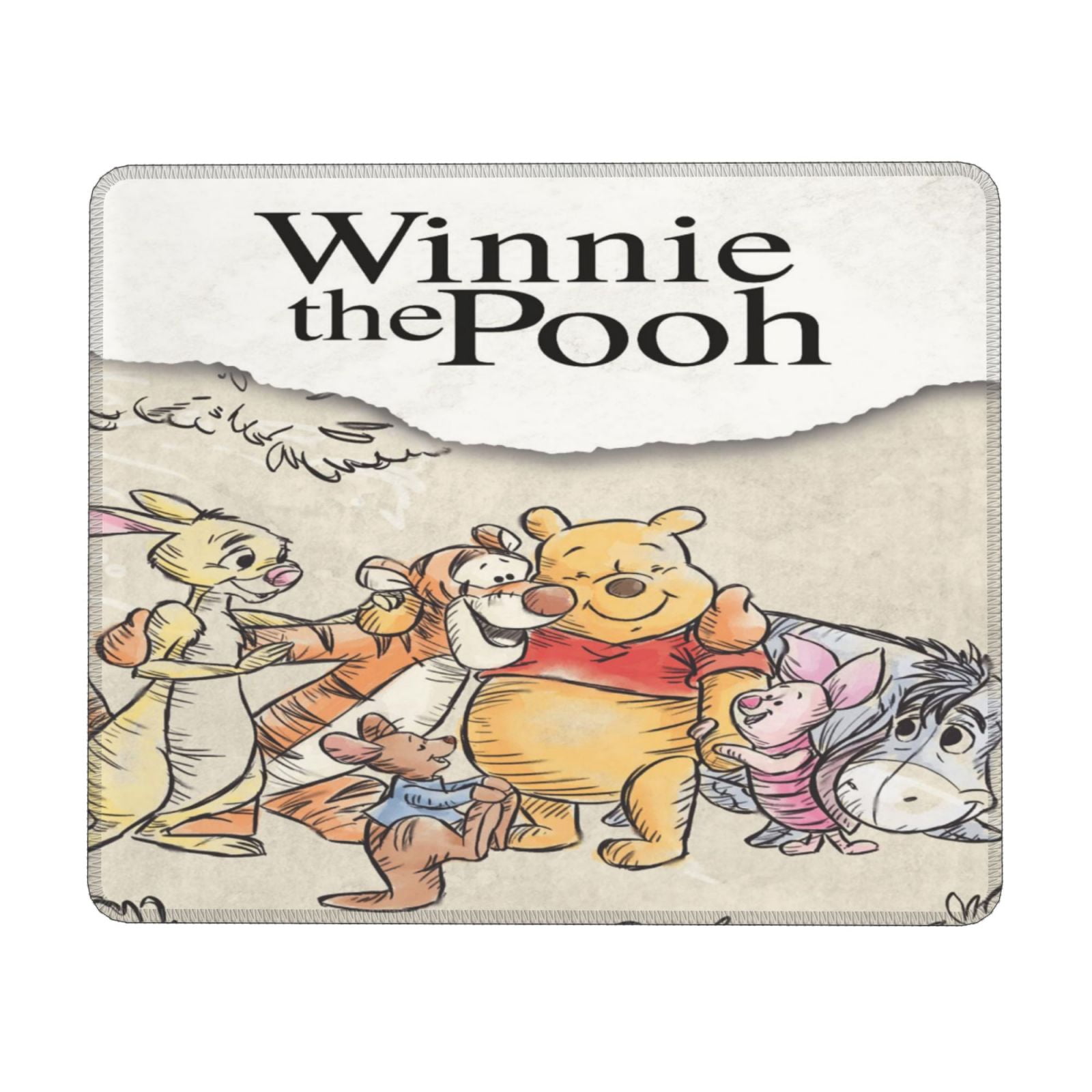 Winnie The Poo Mouse Pad Office Gaming Anime Cartoon Mousepad 7.9 x 9.5 ...