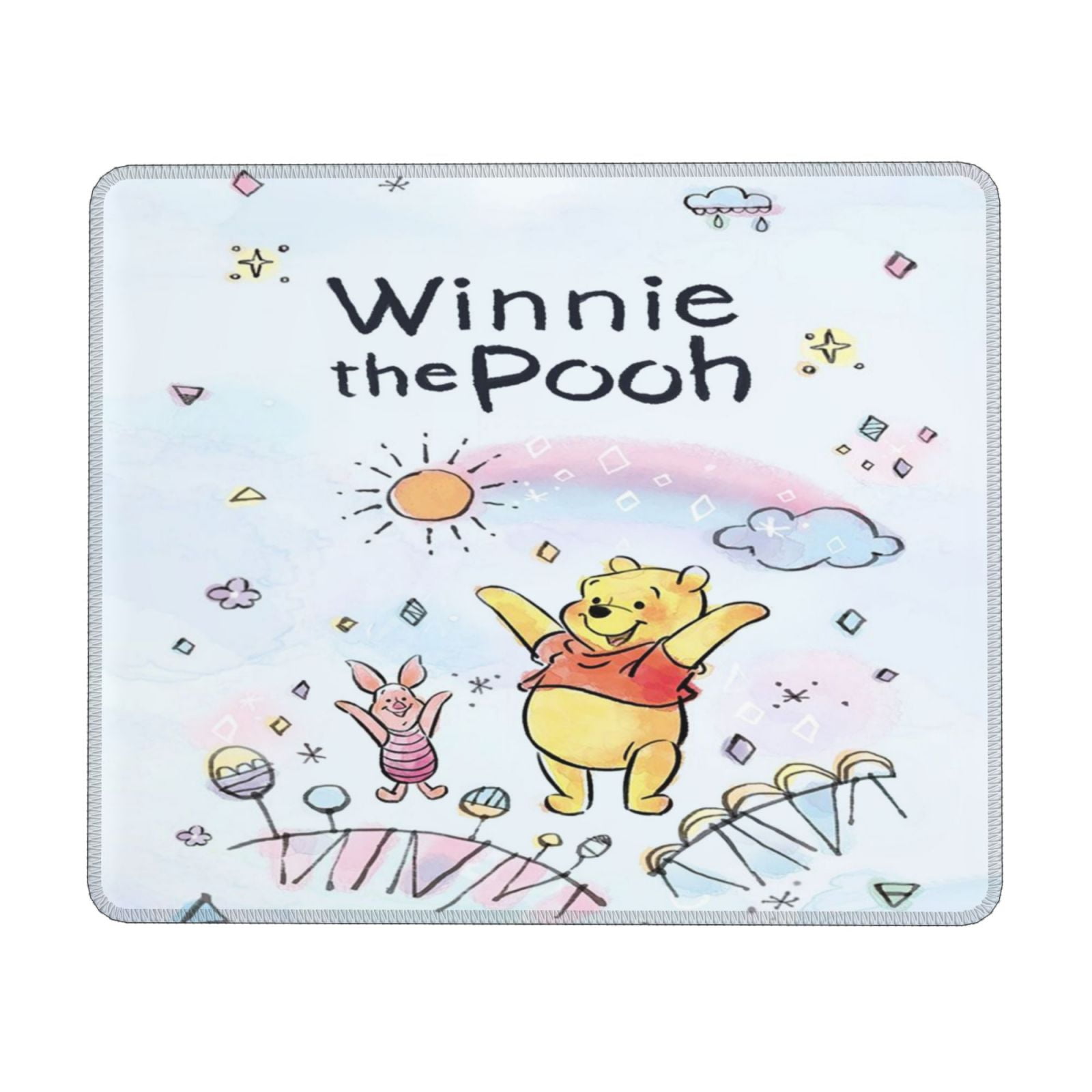 Winnie The Poo Mouse Pad Office Gaming Anime Cartoon Mousepad 8.3 x 10. ...