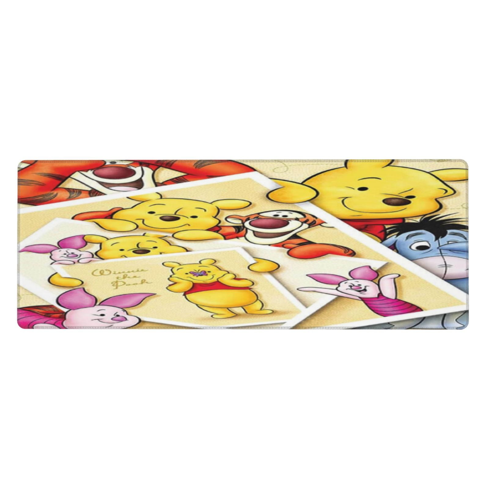 Winnie The Poo Mouse Pad with Stitched Edge Desk Mat Keyboard Pad for ...