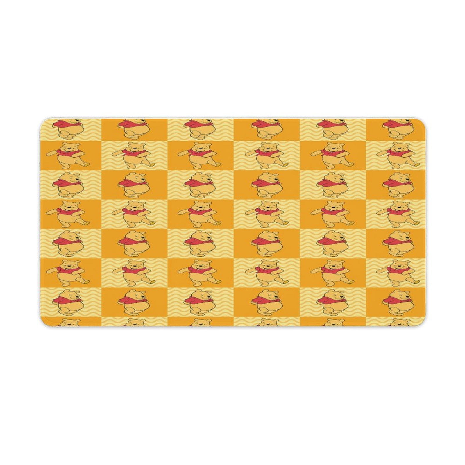 Winnie The Poo Mouse Pad with Stitched Edge Desk Mat Keyboard Pad for ...