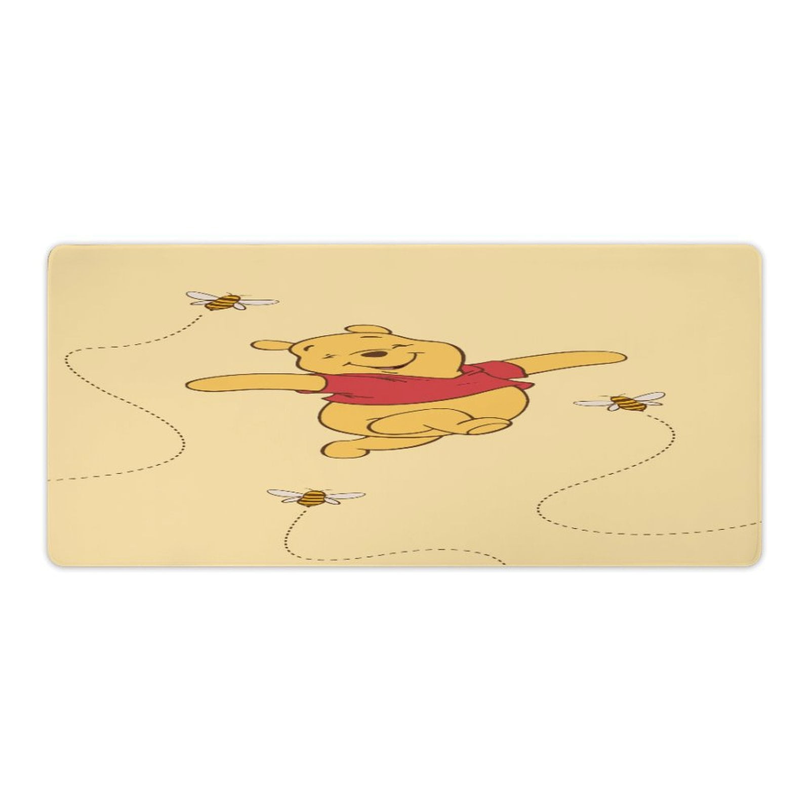 Winnie The Poo Mouse Pad with Stitched Edge Desk Mat Keyboard Pad for ...