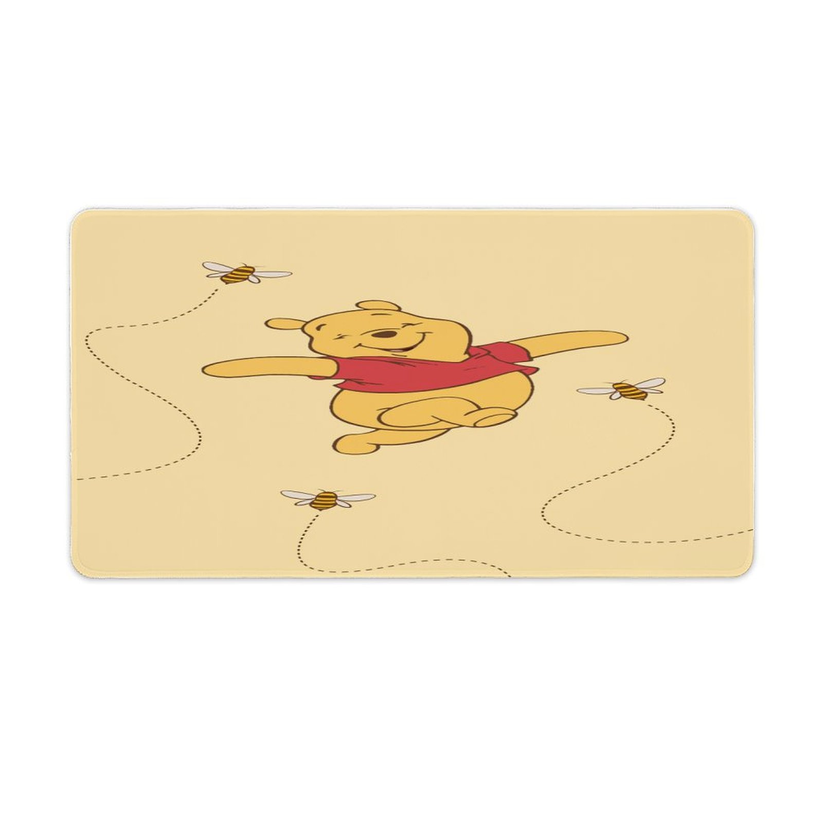 Winnie The Poo Mouse Pad with Stitched Edge Desk Mat Keyboard Pad for ...