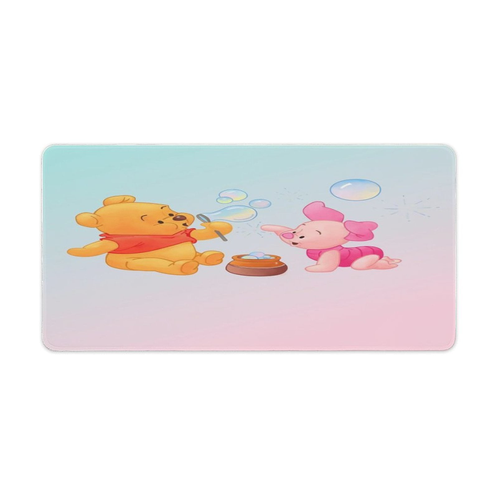 Winnie The Poo Mouse Pad with Stitched Edge Desk Mat Keyboard Pad for ...