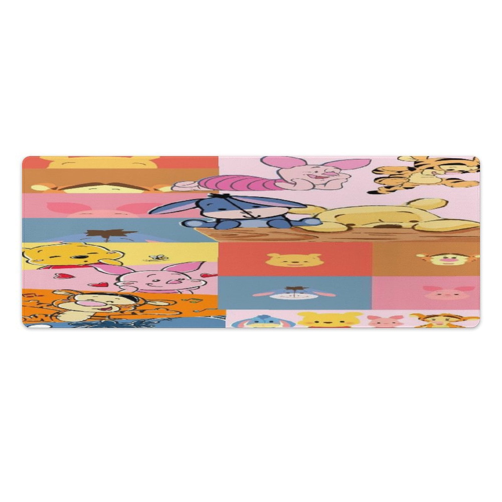 Winnie The Poo Mouse Pad with Stitched Edge Desk Mat Keyboard Pad for ...