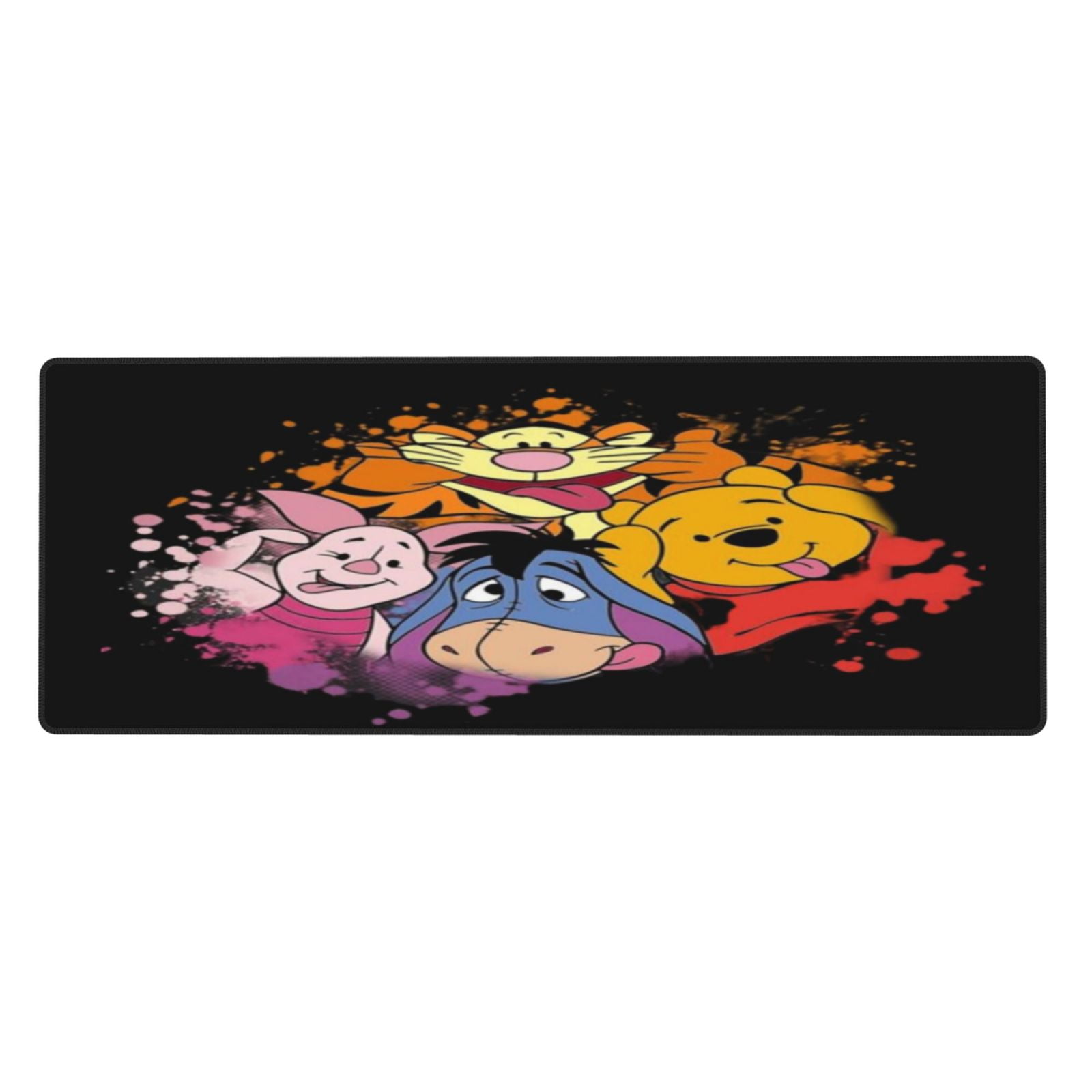Winnie The Poo Mouse Pad with Stitched Edge Desk Mat Keyboard Pad for ...