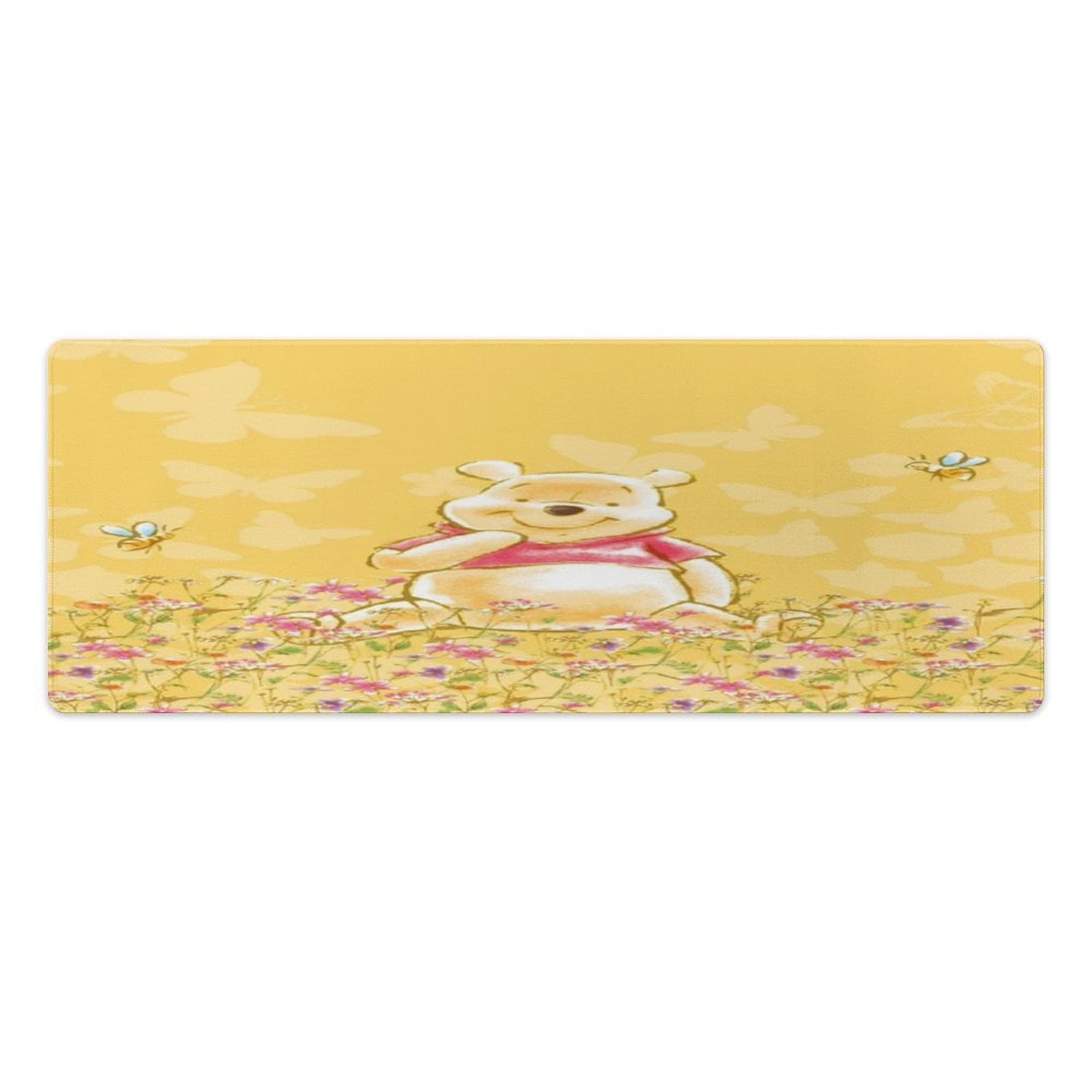 Winnie The Poo Mouse Pad with Stitched Edge Desk Mat Keyboard Pad for ...