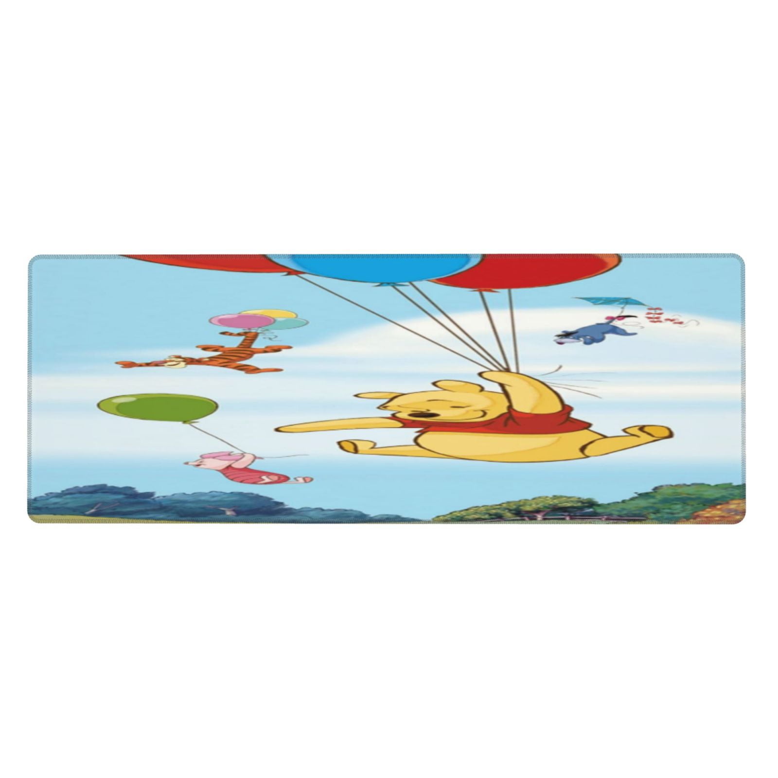 Winnie The Poo Mouse Pad with Stitched Edge Desk Mat Keyboard Pad for ...