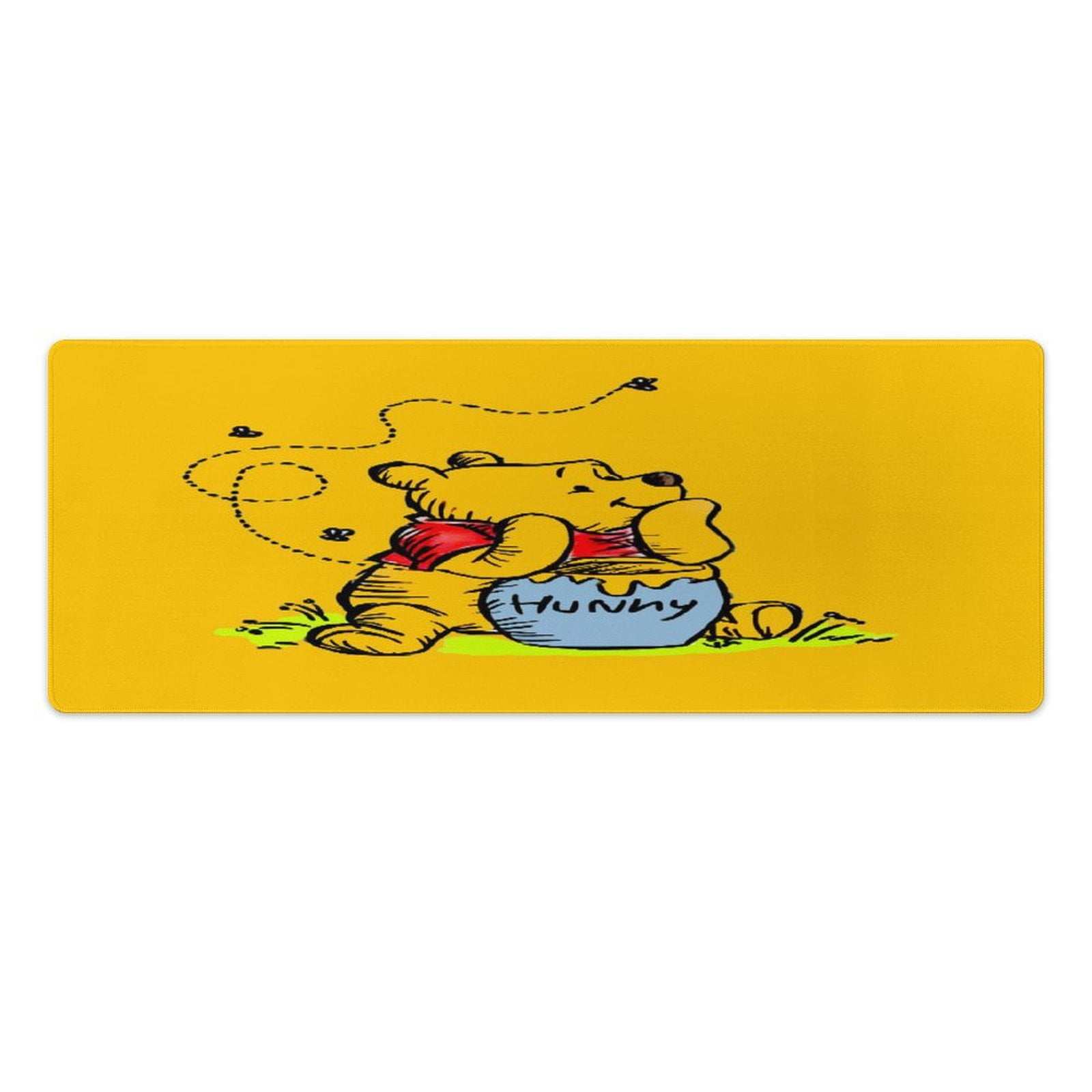 Winnie The Poo Mouse Pad with Stitched Edge Desk Mat Keyboard Pad for ...