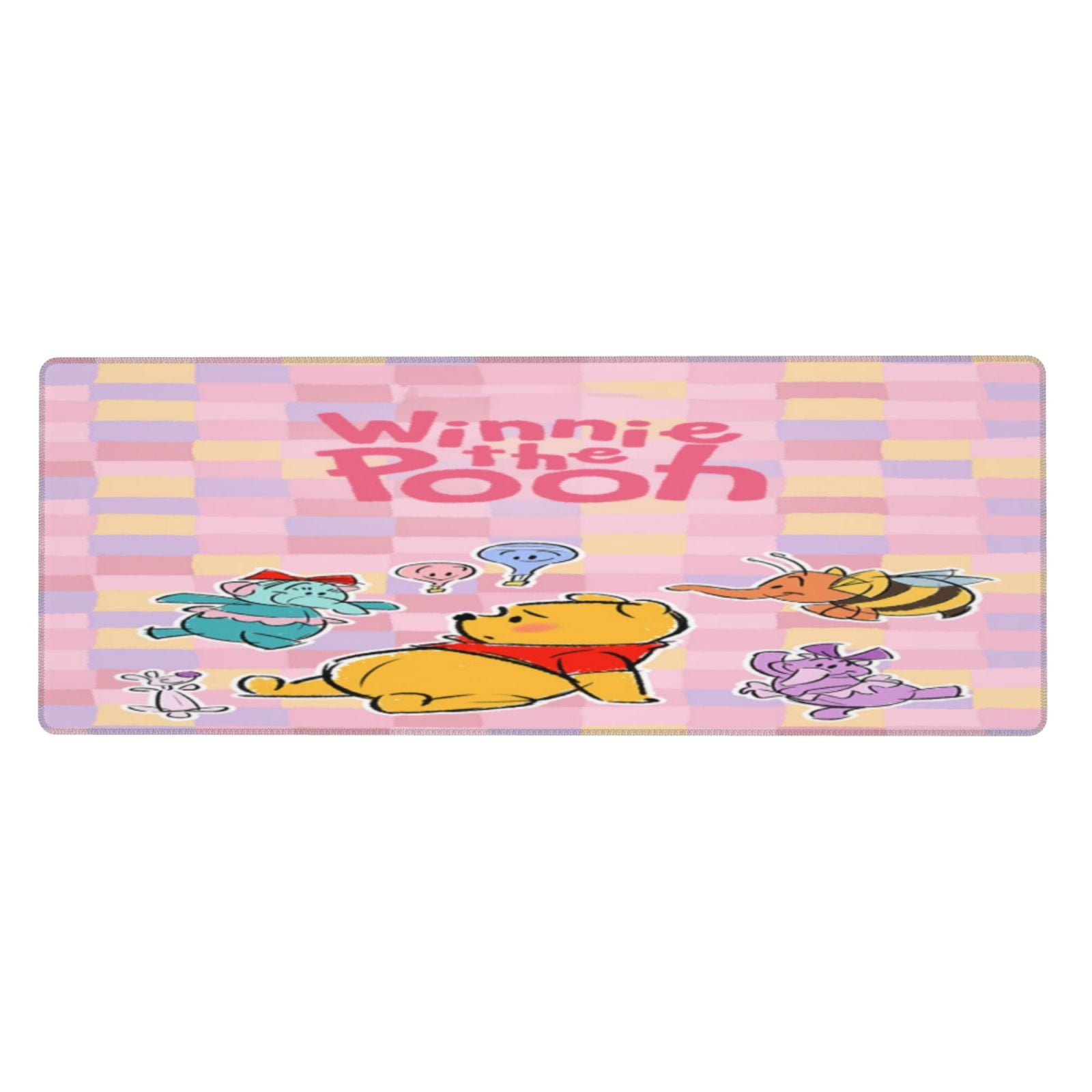 Winnie The Poo Mouse Pad with Stitched Edge Desk Mat Keyboard Pad for ...