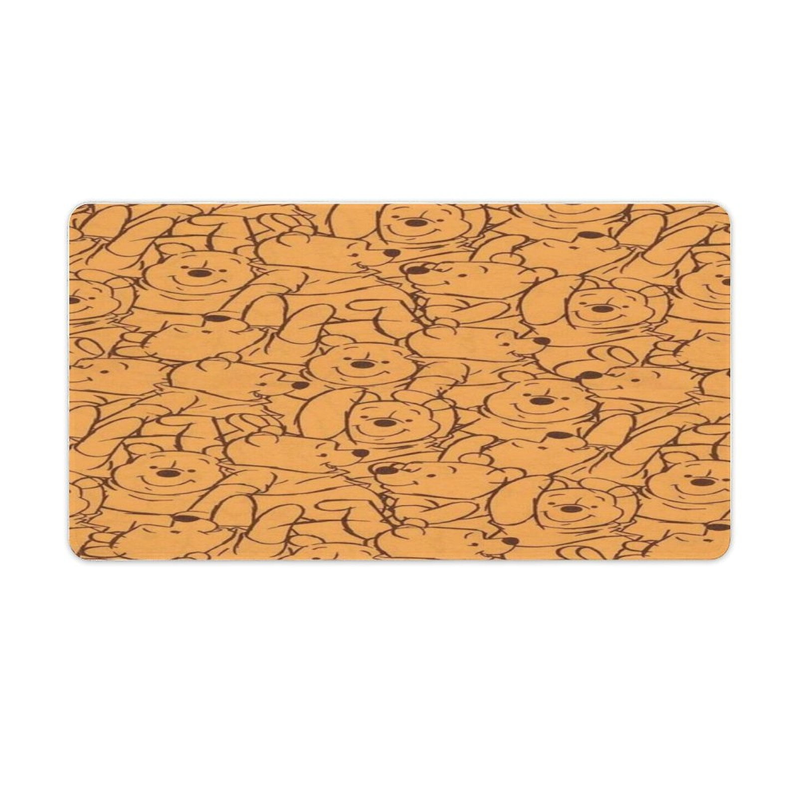 Winnie The Poo Mouse Pad with Stitched Edge Desk Mat Keyboard Pad for ...