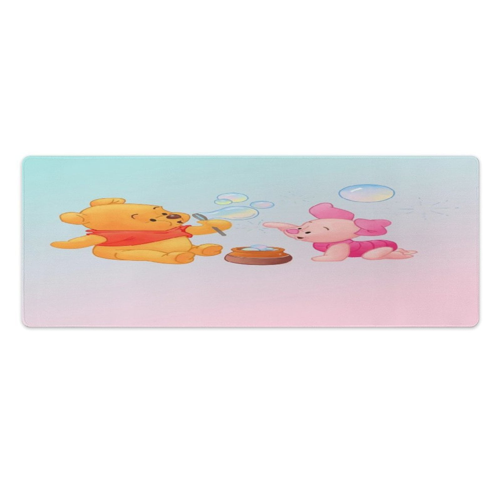 Winnie The Poo Mouse Pad with Stitched Edge Desk Mat Keyboard Pad for ...