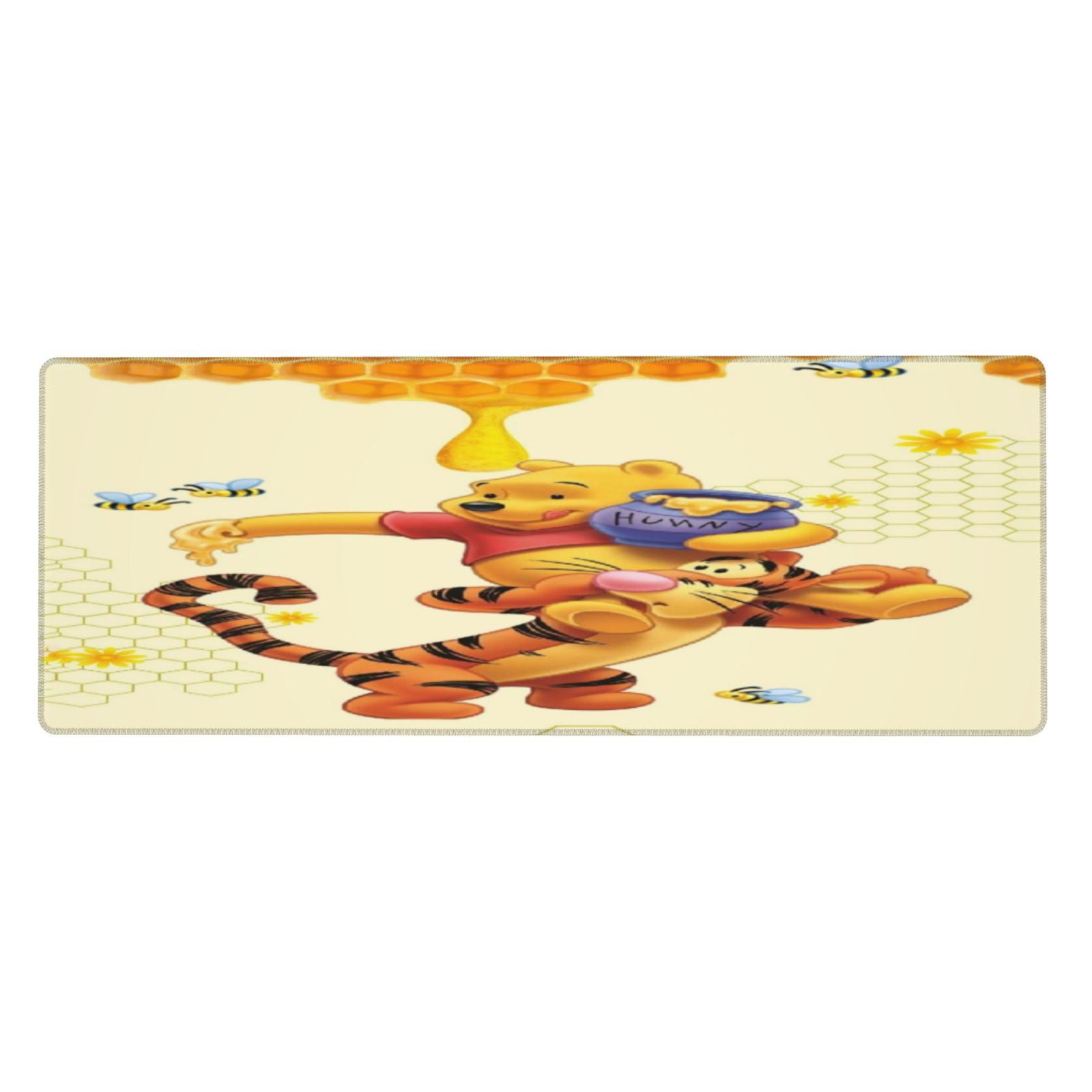 Winnie The Poo Mouse Pad with Stitched Edge Desk Mat Keyboard Pad for ...