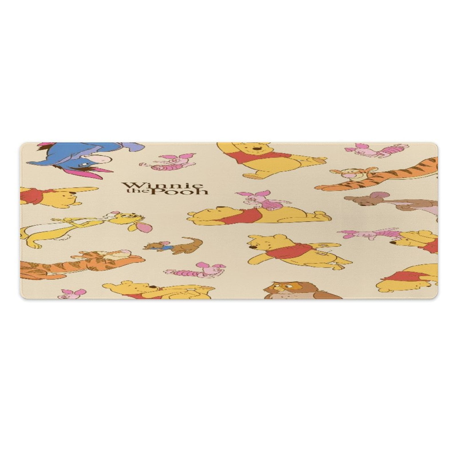 Winnie The Poo Mouse Pad with Stitched Edge Desk Mat Keyboard Pad for ...