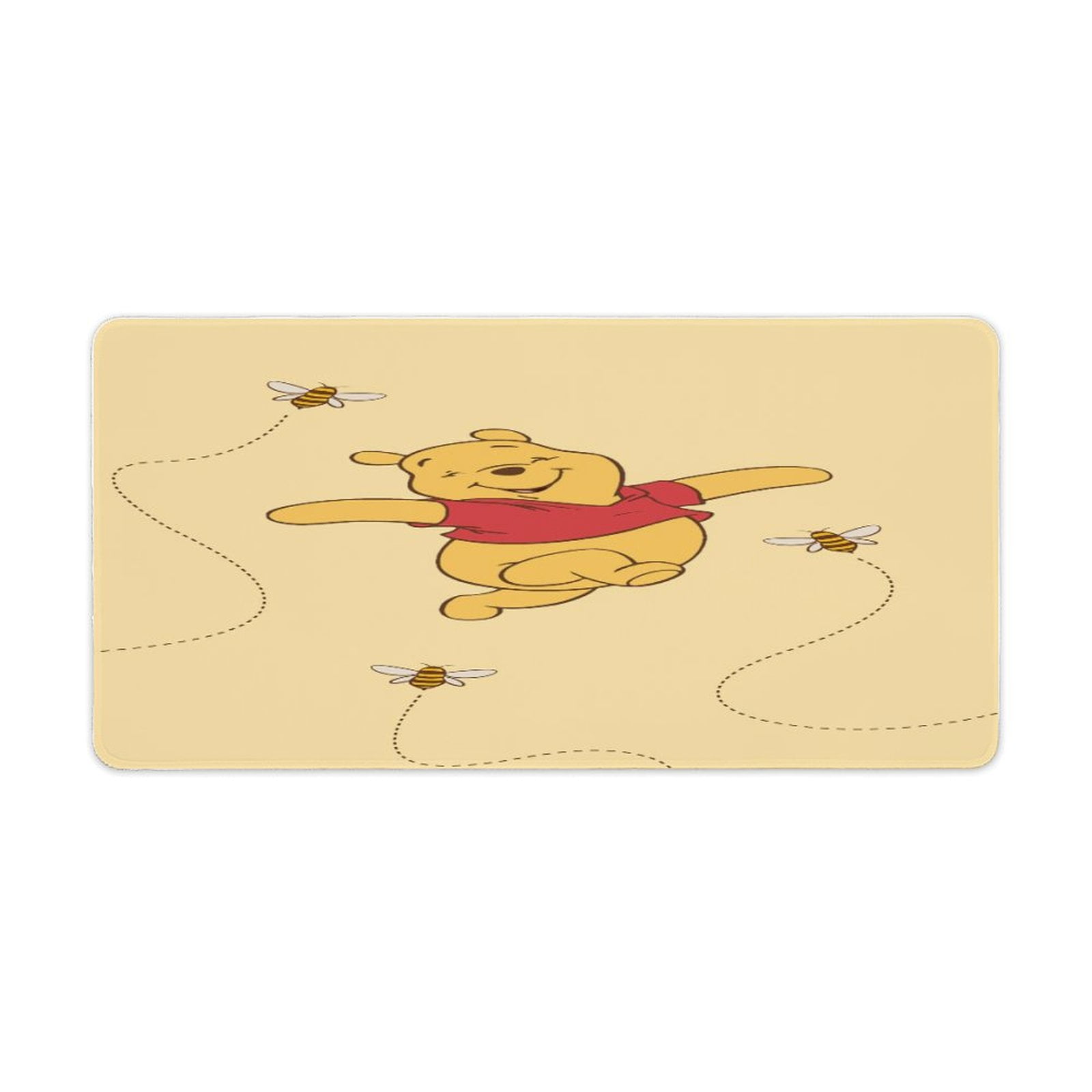 Winnie The Poo Mouse Pad with Stitched Edge Desk Mat Keyboard Pad for ...