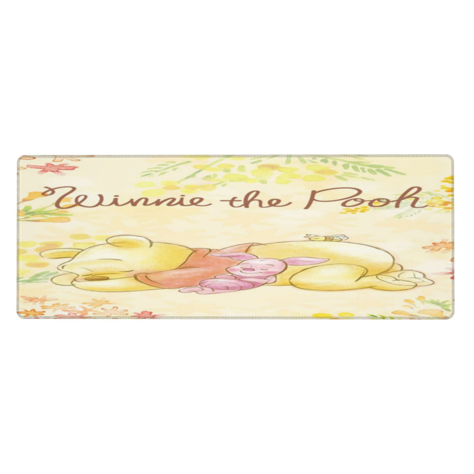 Winnie The Poo Mouse Pad with Stitched Edge Desk Mat Keyboard Pad for ...