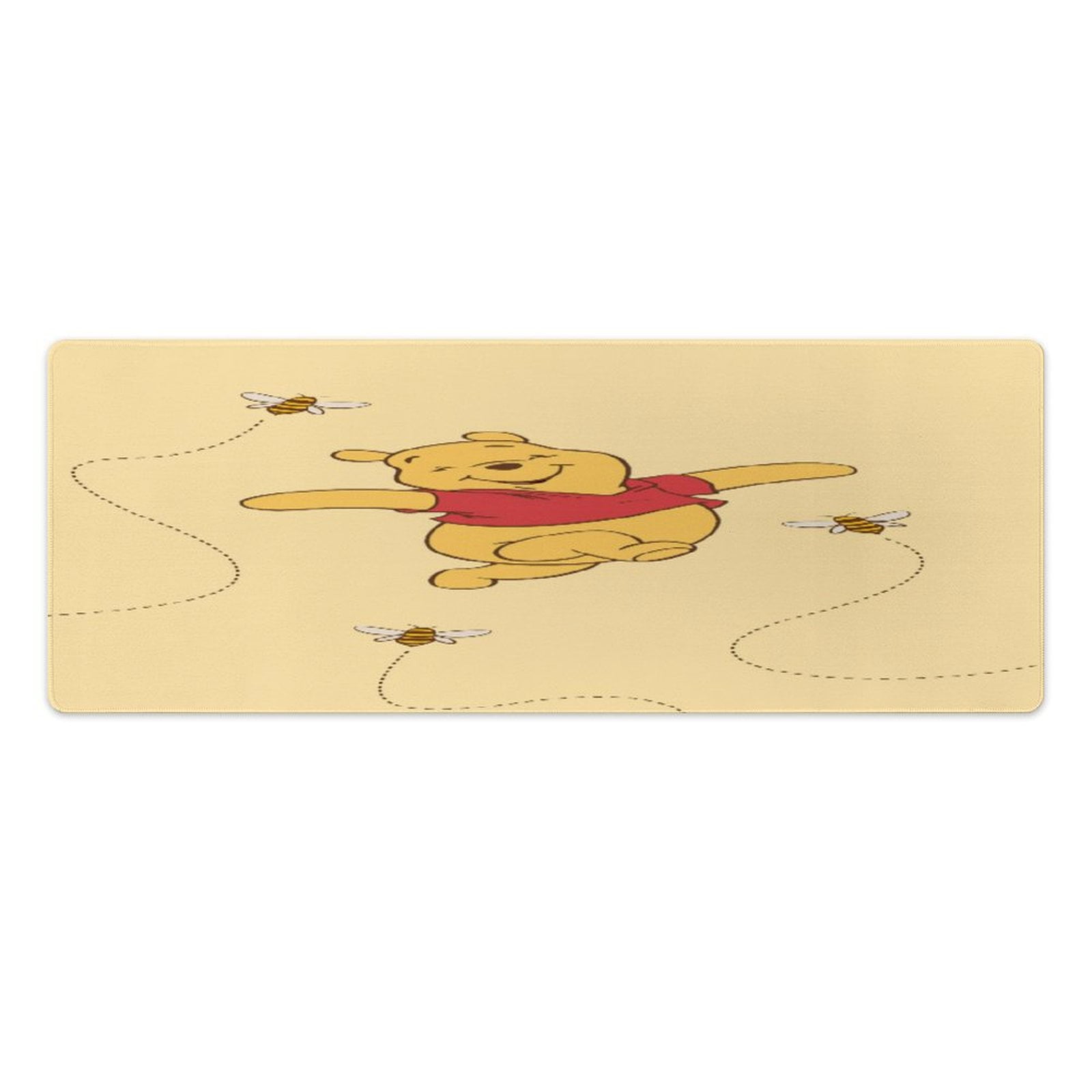 Winnie The Poo Mouse Pad with Stitched Edge Desk Mat Keyboard Pad for ...