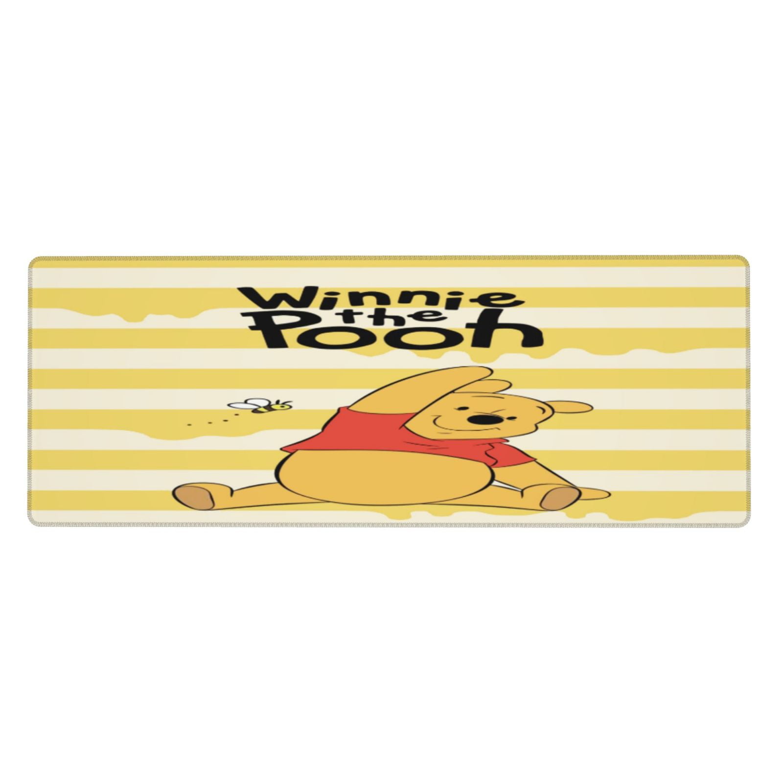 Winnie The Poo Mouse Pad with Stitched Edge Desk Mat Keyboard Pad for ...