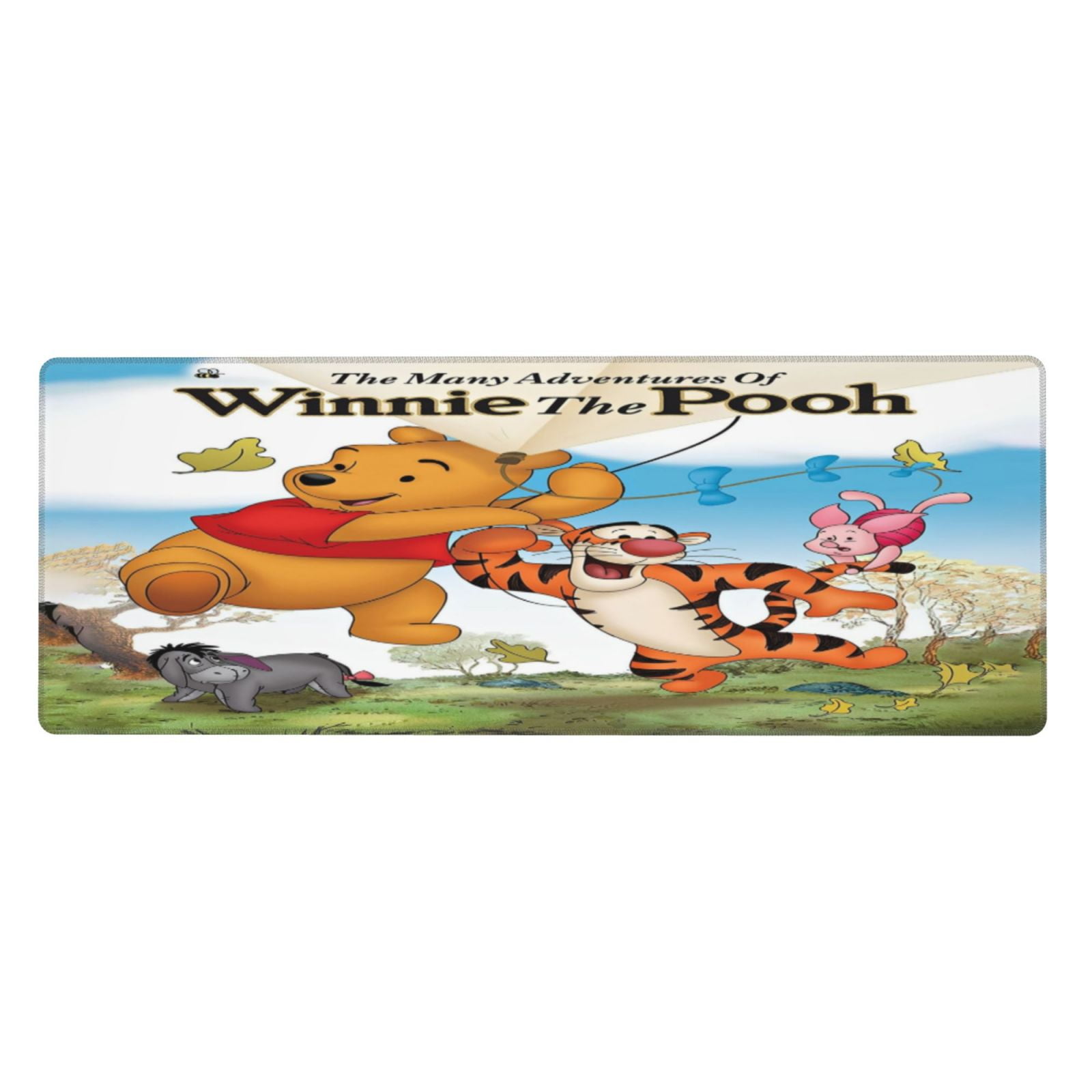 Winnie The Poo Mouse Pad with Stitched Edge Desk Mat Keyboard Pad for ...