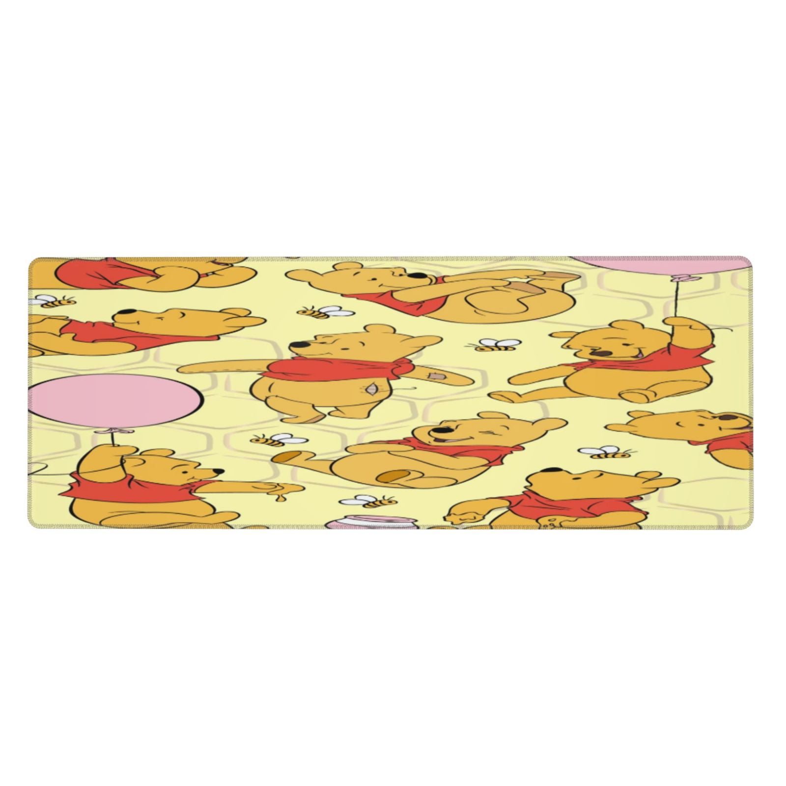 Winnie The Poo Mouse Pad with Stitched Edge Desk Mat Keyboard Pad for ...