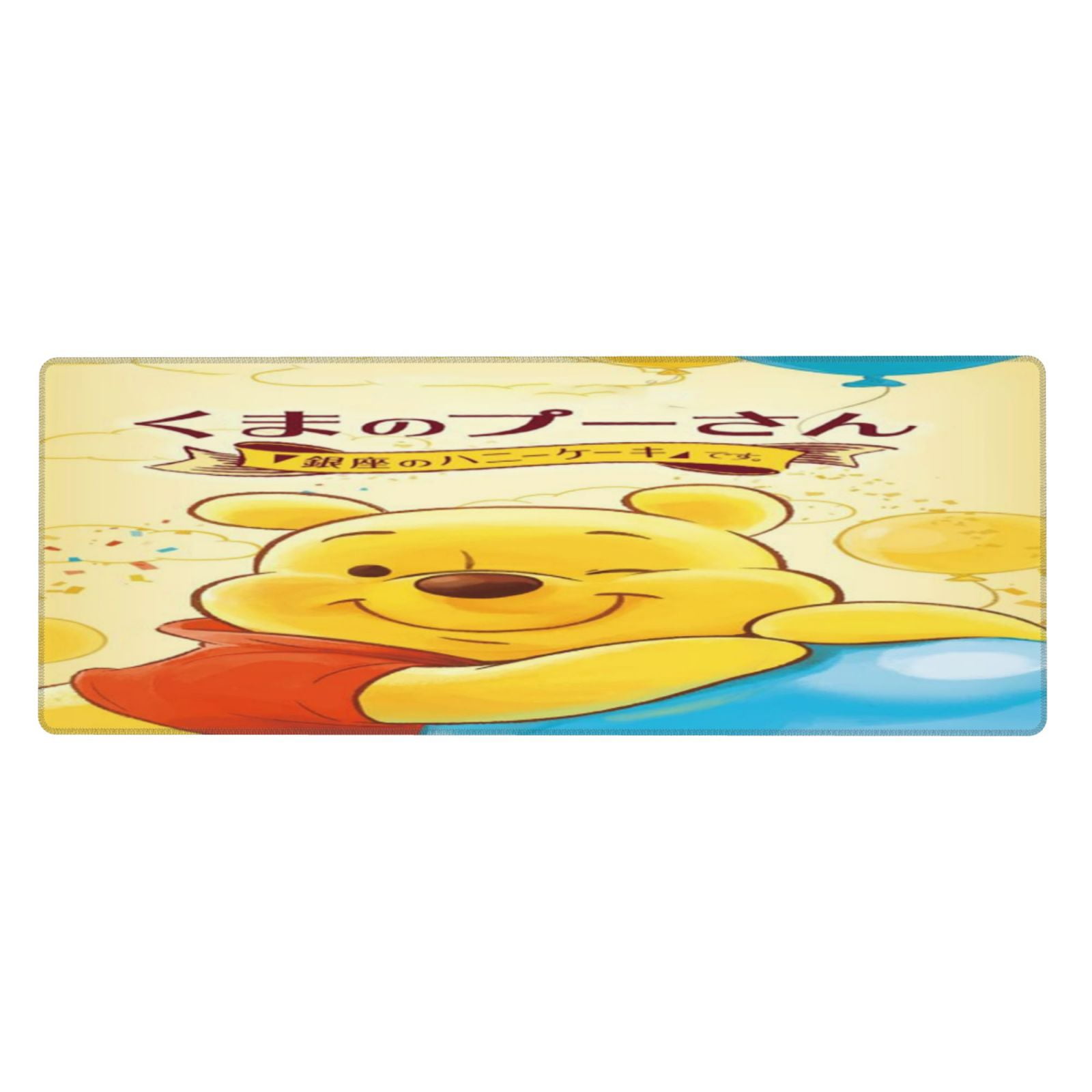 Winnie The Poo Mouse Pad with Stitched Edge Desk Mat Keyboard Pad for ...