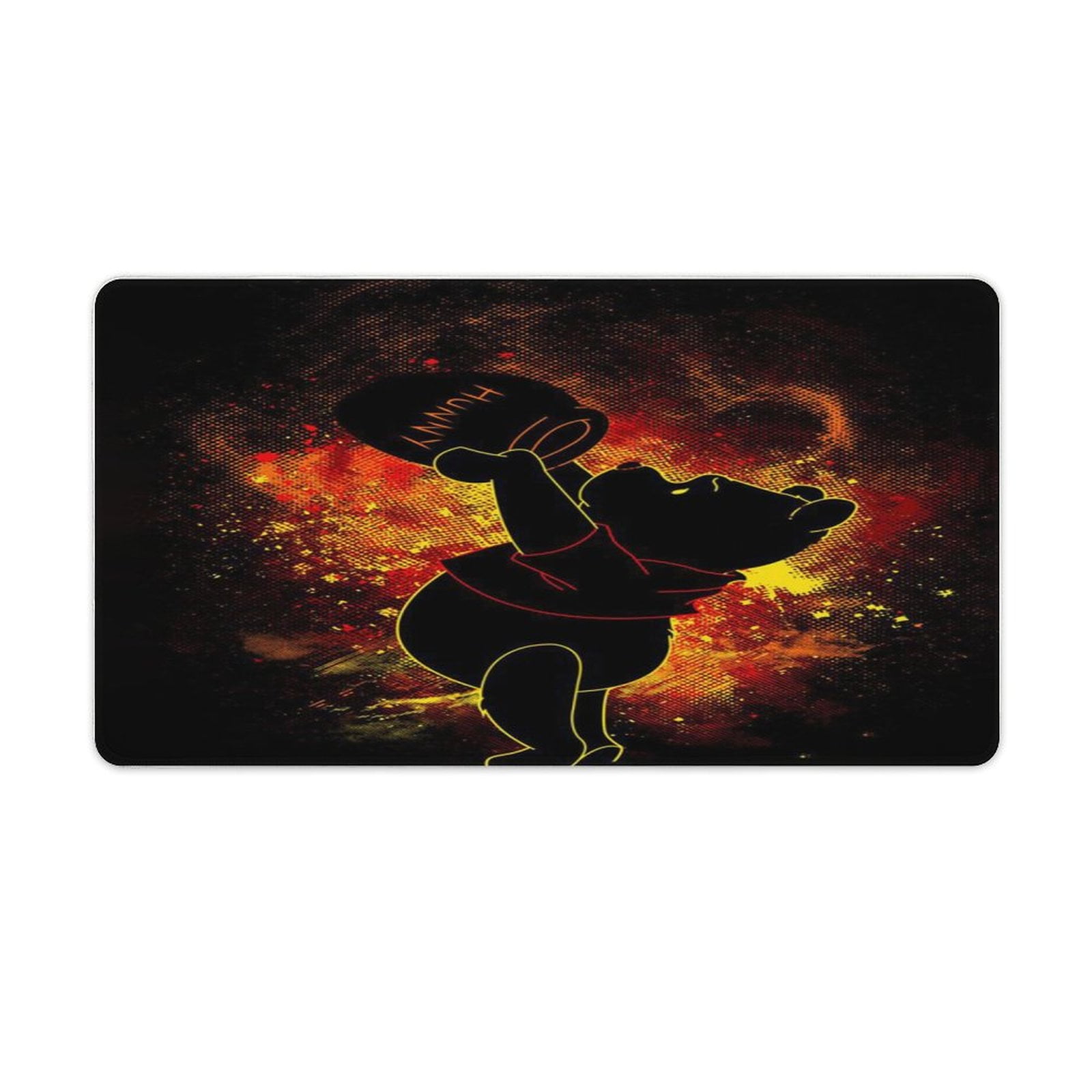 Winnie The Poo Mouse Pad with Stitched Edge Desk Mat Keyboard Pad for ...