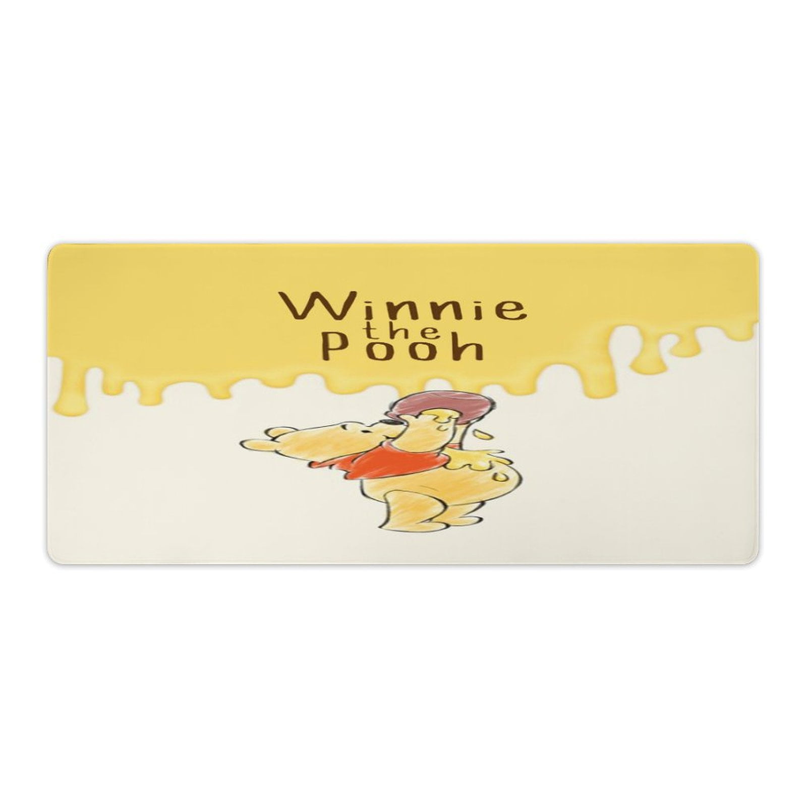 Winnie The Poo Mouse Pad with Stitched Edge Desk Mat Keyboard Pad for ...