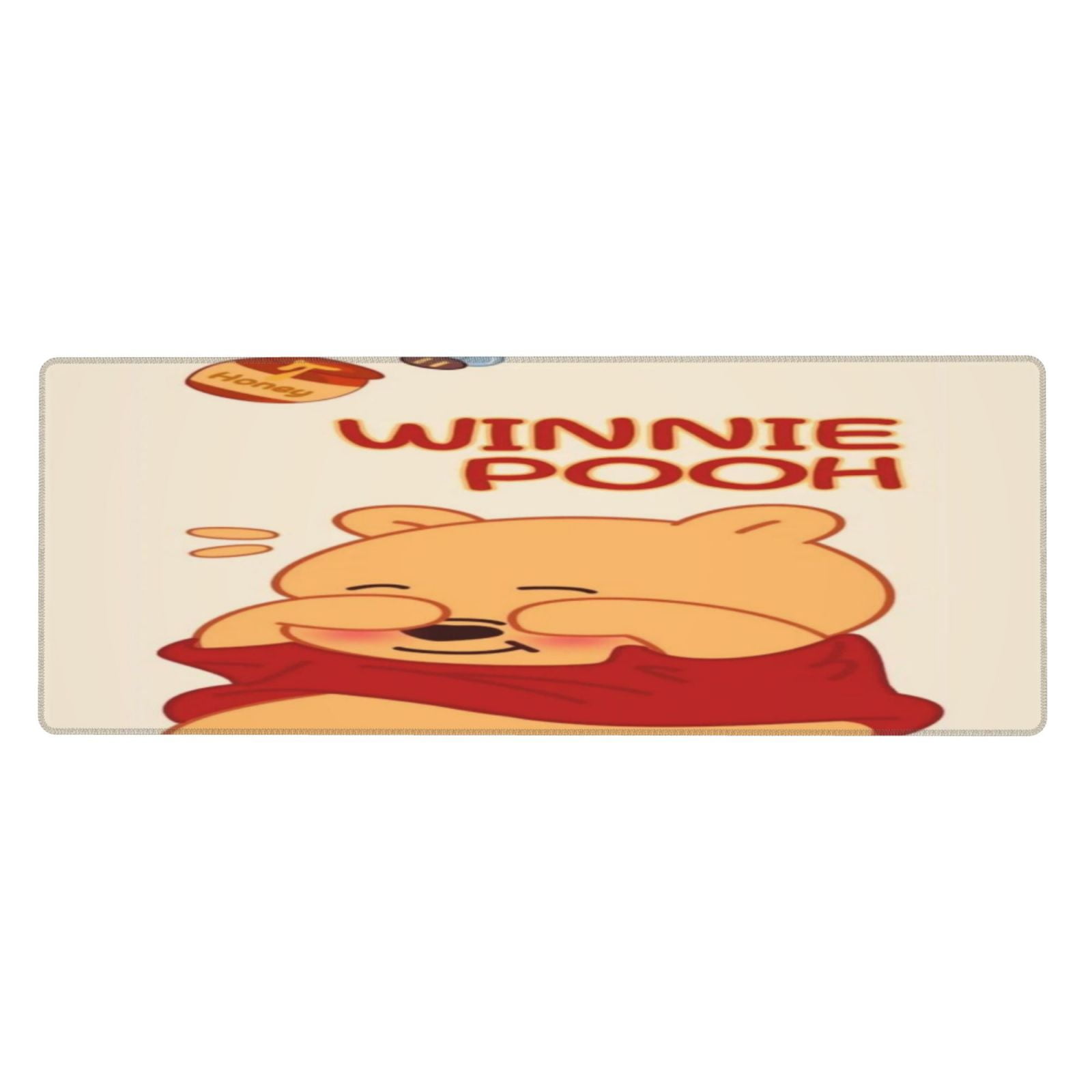Winnie The Poo Mouse Pad with Stitched Edge Desk Mat Keyboard Pad for ...