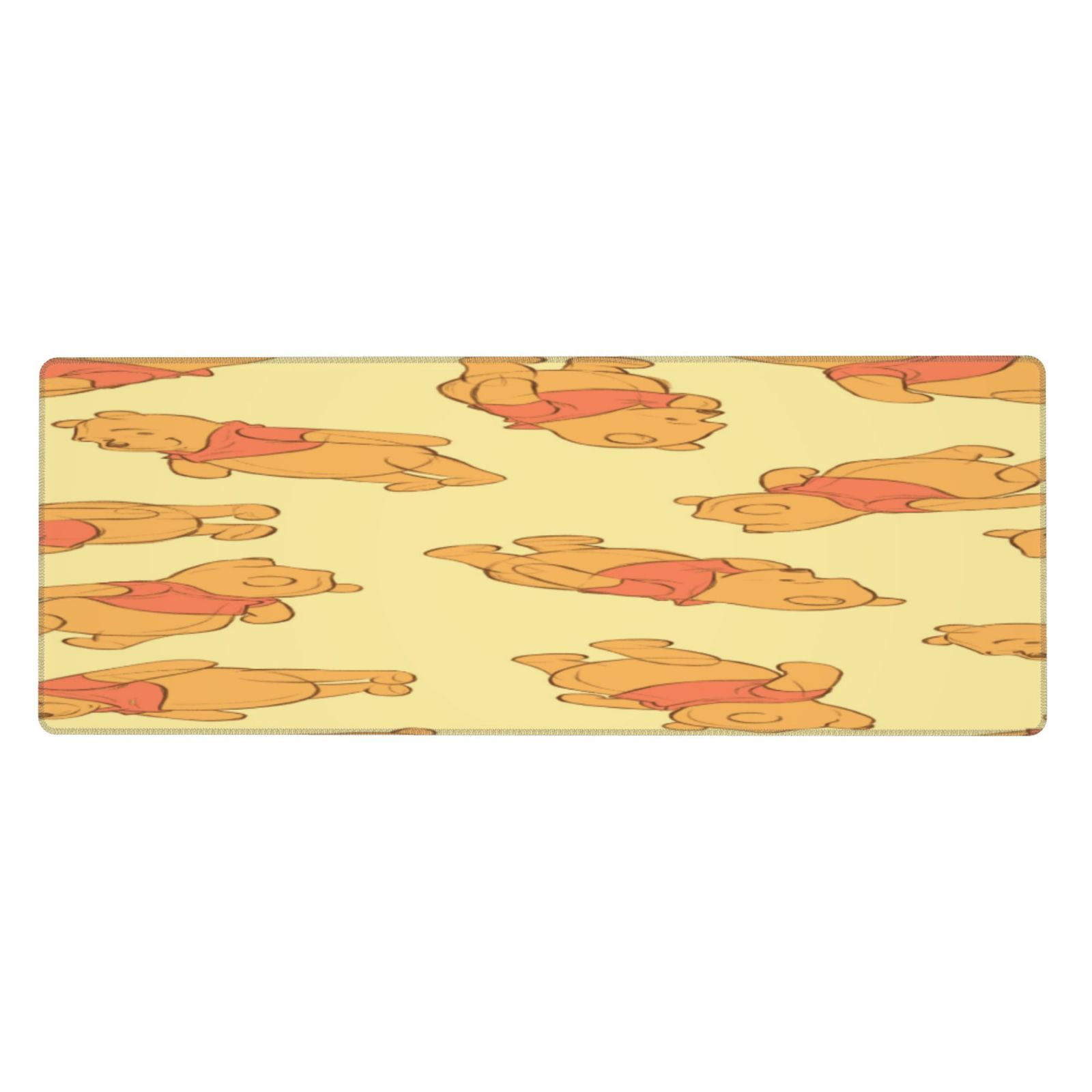 Winnie The Poo Mouse Pad with Stitched Edge Desk Mat Keyboard Pad for ...