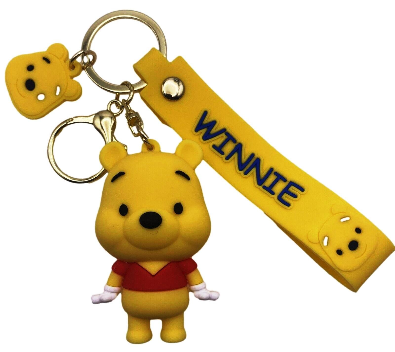Mainstreet Classics Winnie The Pooh PVC Charm Keyring Keychain, 3D PVC ...