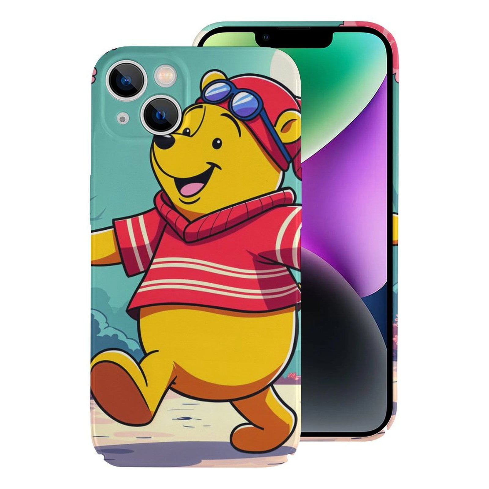 Winnie The Pooh Phone Case for iPhone 14/Plus/Pro/Pro Max, Full ...