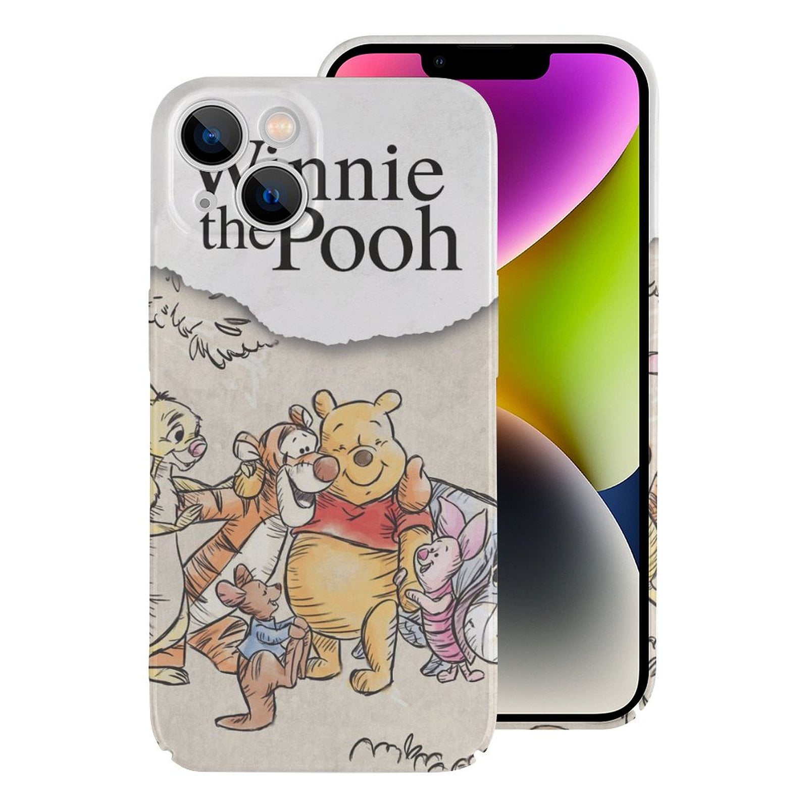 Winnie The Pooh Phone Case for iPhone 14/Plus/Pro/Pro Max, Full ...