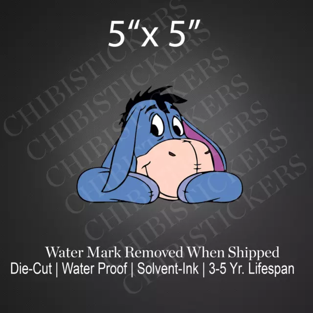 Winnie The Pooh Piglet Bff Sad Eeyore Vinyl Sticker Waterproof Vinyl ...