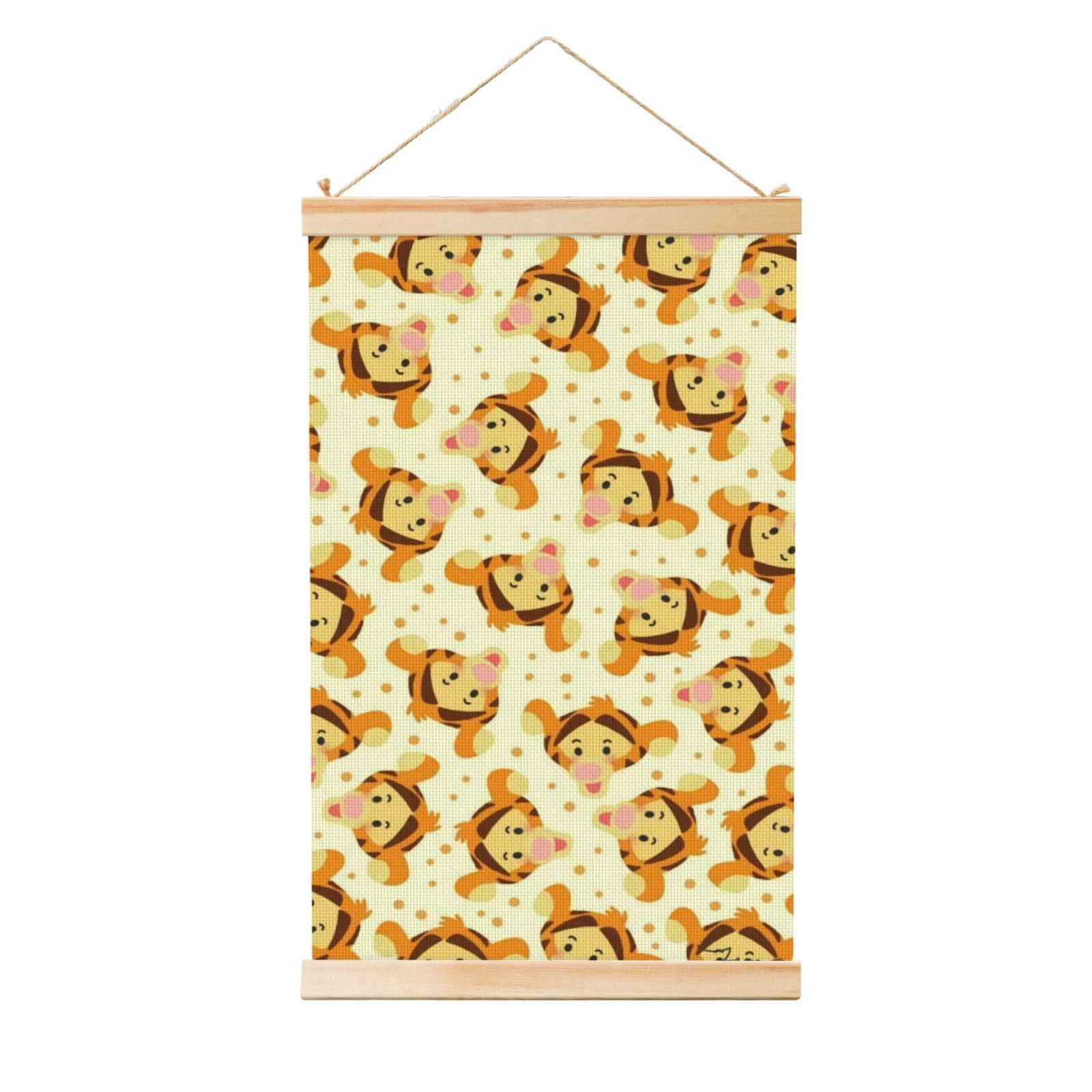 Winnie The Pooh Poster Aesthetic Canvas Wooden Shaft Wall Art Hanging ...