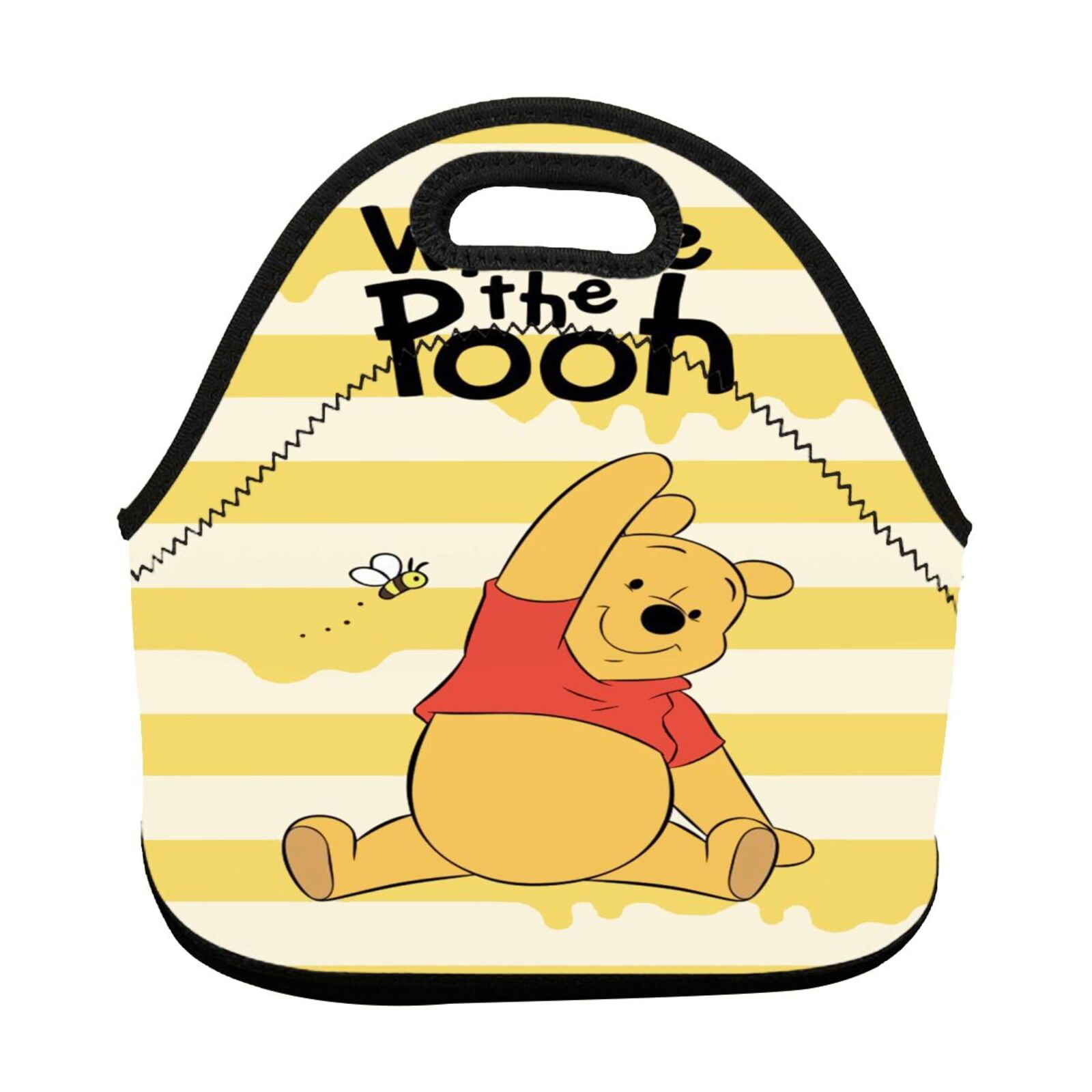 Winnie The Poo Reusable Neoprene Lunch Bag Insulated Lunch Box Thermal ...
