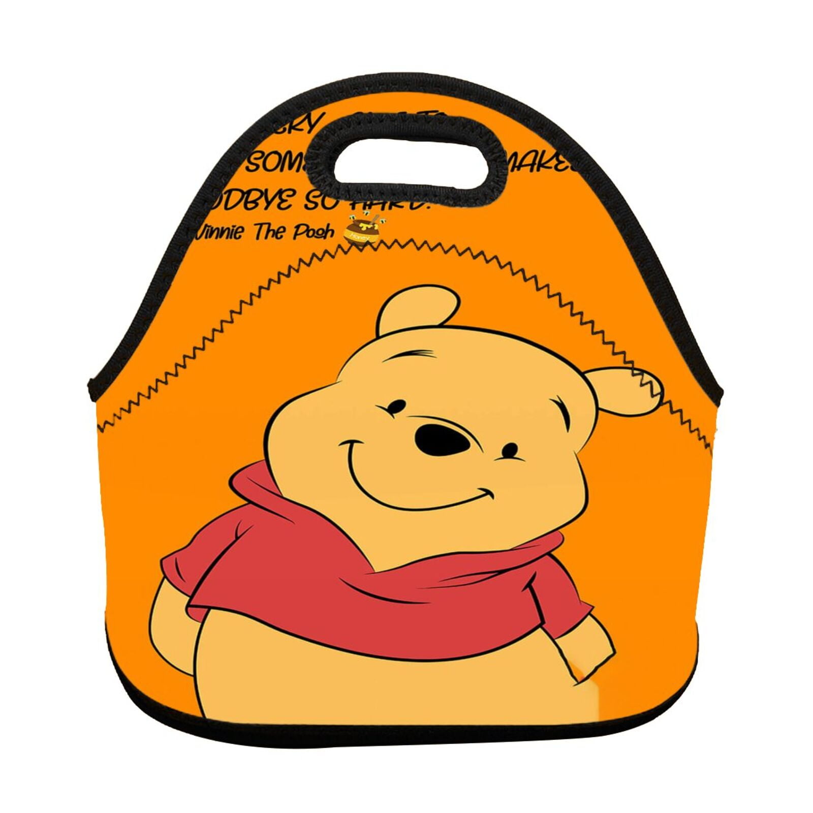 Winnie The Poo Reusable Neoprene Lunch Bag Insulated Lunch Box Thermal ...