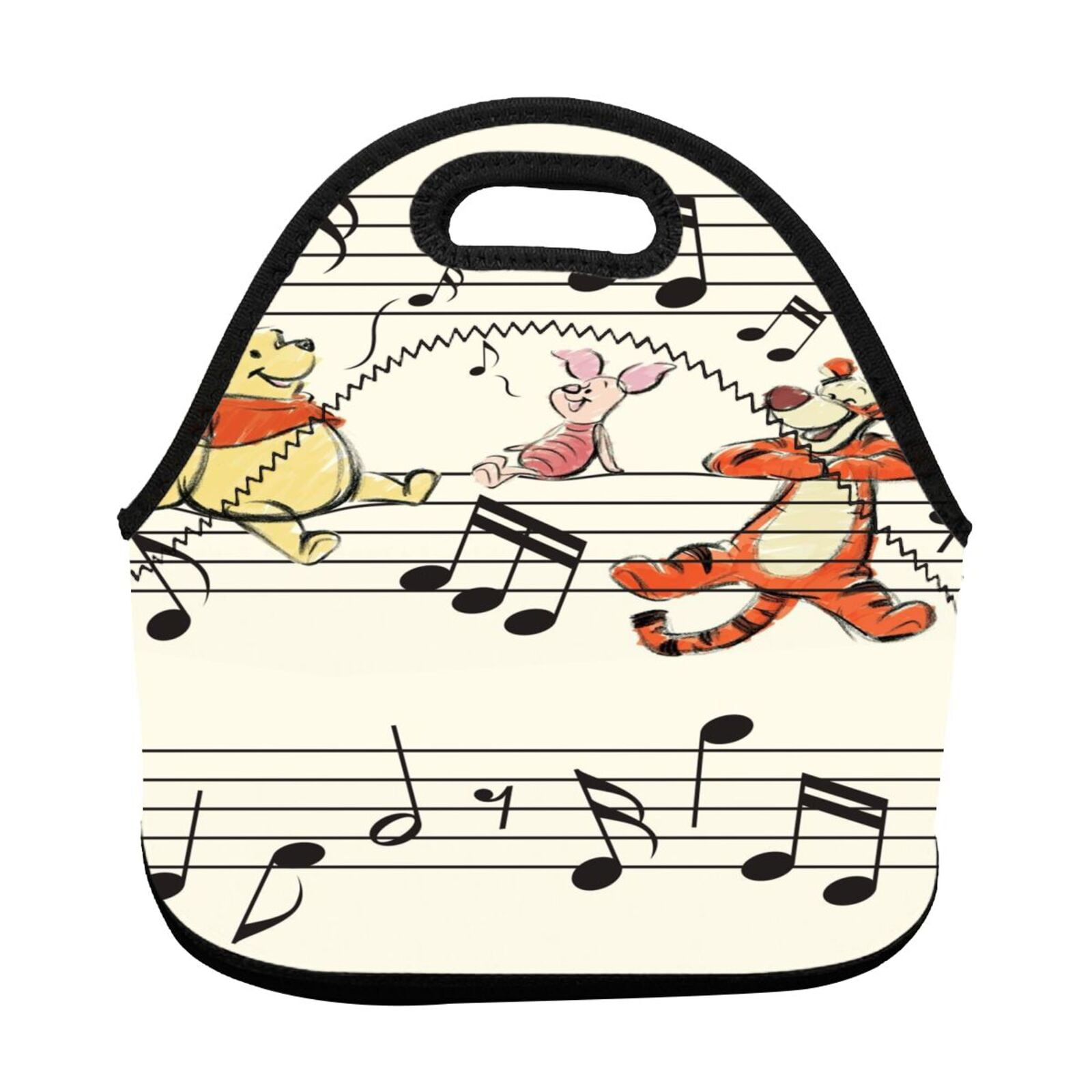 Winnie The Poo Reusable Neoprene Lunch Bag Insulated Lunch Box Thermal ...