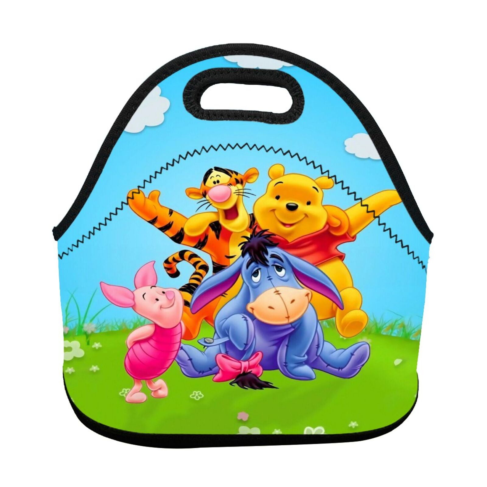 Winnie The Poo Reusable Neoprene Lunch Bag Insulated Lunch Box Thermal ...