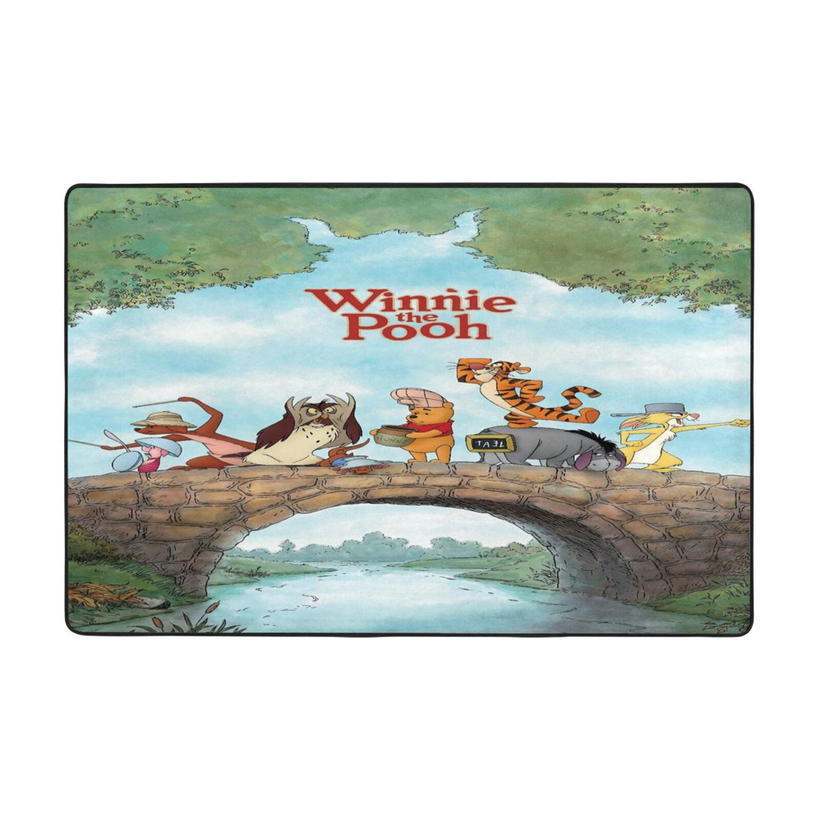 Winnie The Poo Rug Cartoon Character Carpet for Bedroom Livingroom ...