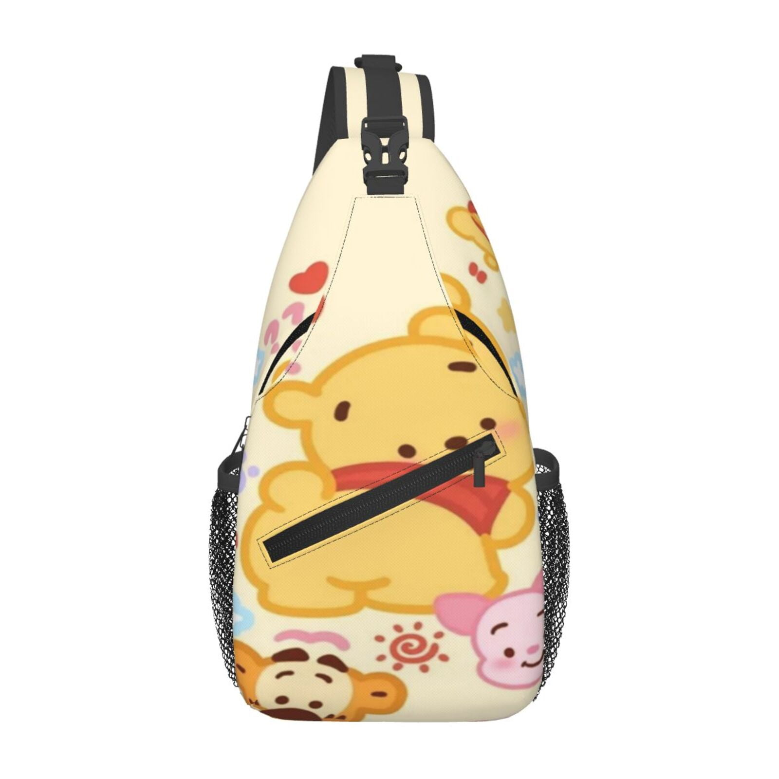 Winnie The Poo Sling Bag Crossbody Shoulder Backpack Gym Sports Travel ...