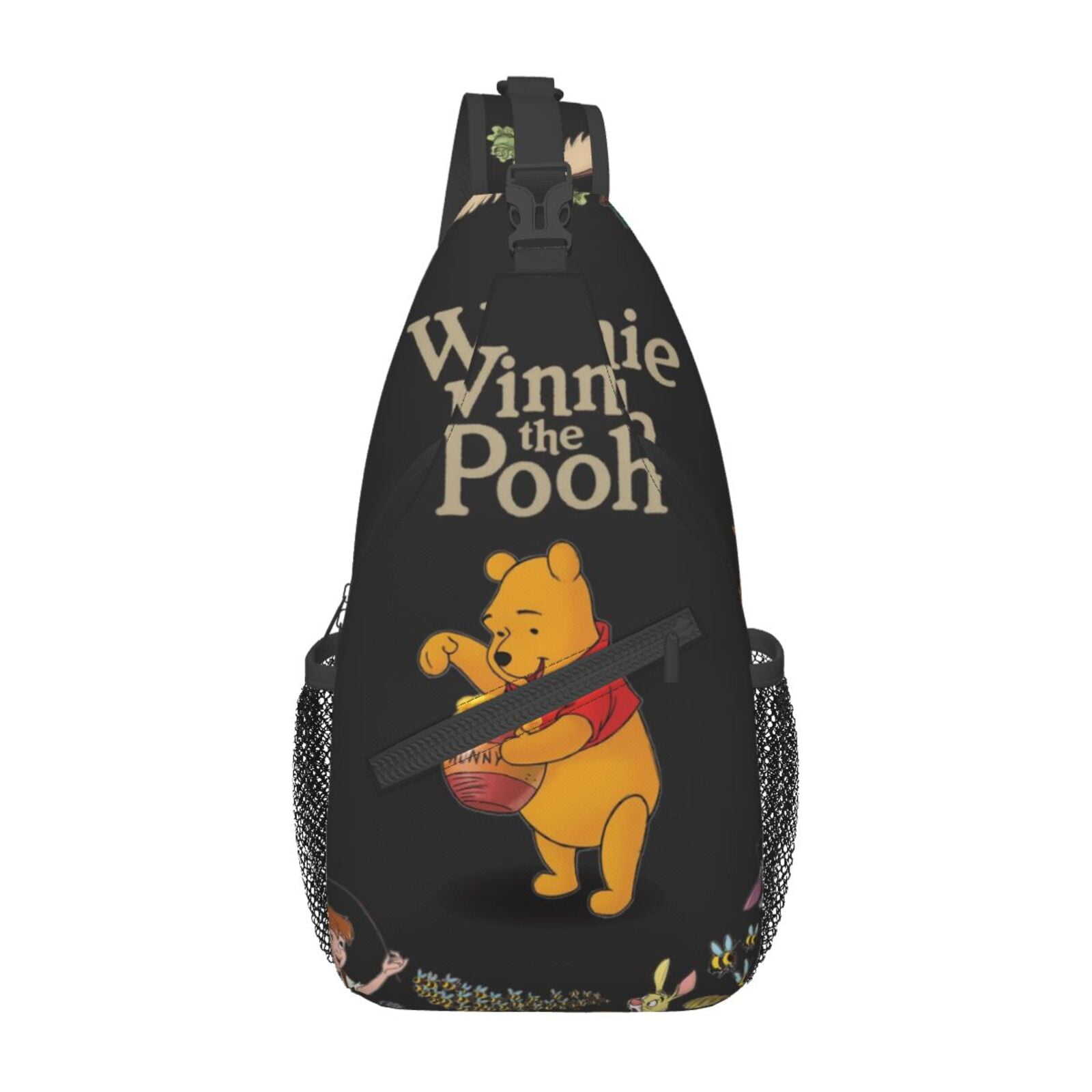 Winnie The Poo Sling Bag Crossbody Shoulder Backpack Gym Sports Travel ...