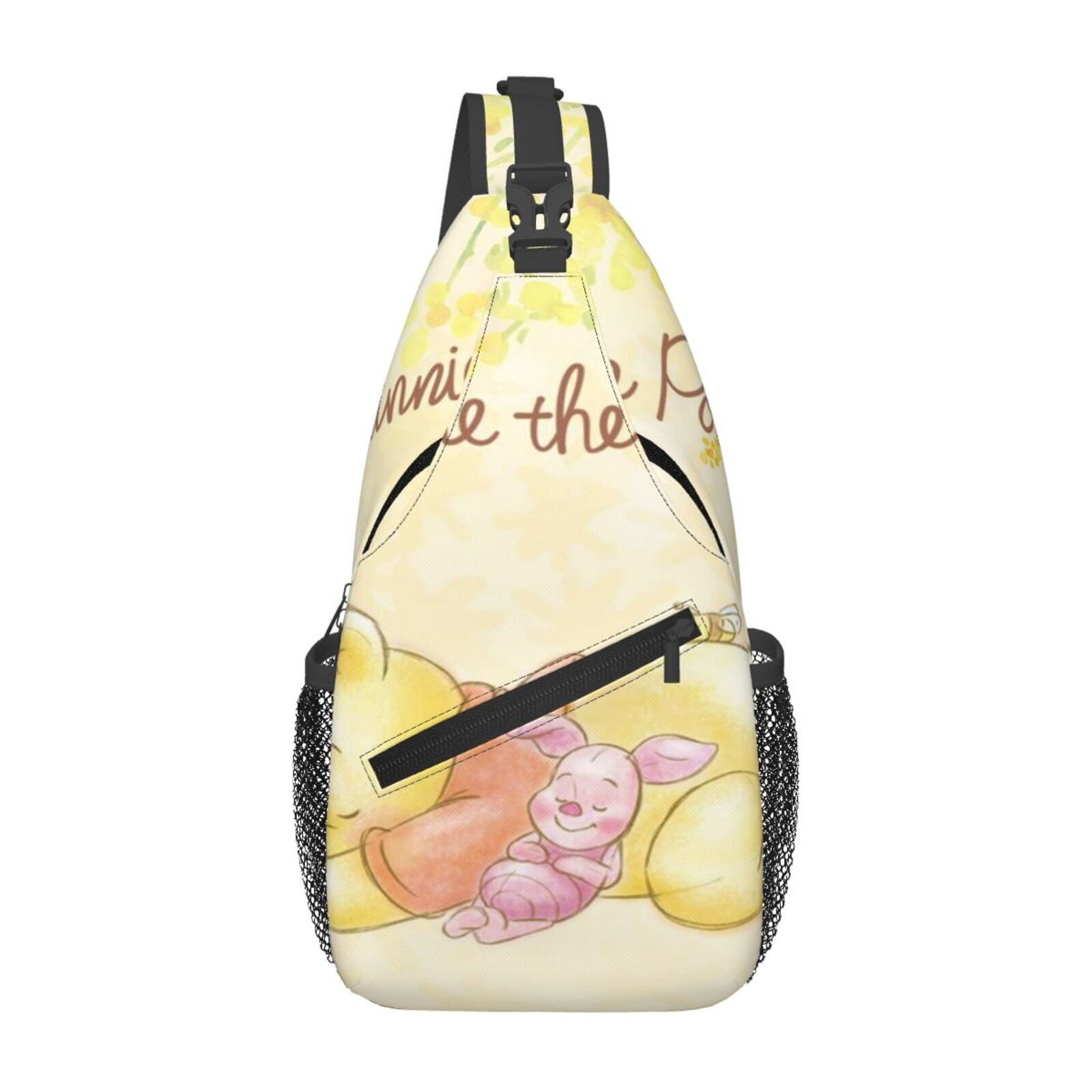 Winnie The Poo Sling Bag Crossbody Shoulder Backpack Gym Sports Travel ...