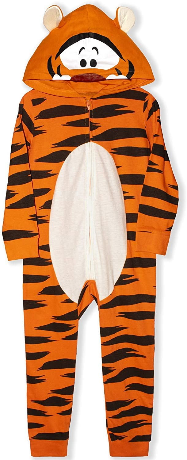 Winnie The Pooh Tigger Boys Single Roleplay Coverall Romper with Hood ...