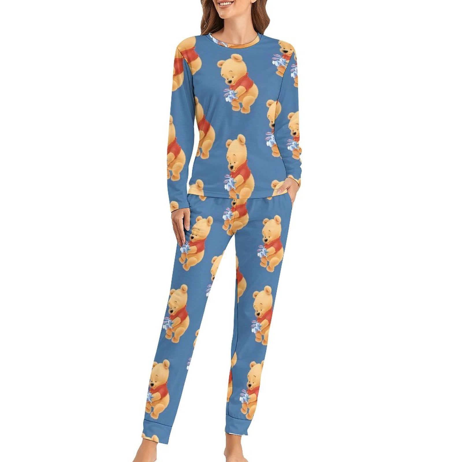 Winnie The Pooh Women's Pajamas and Home Clothes Set S - Walmart.com