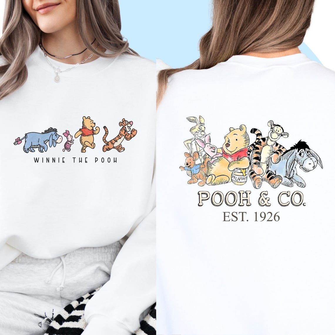 Winnie The Pooh and Friends Est 1926 Comfort Colors 2-sided T-Shirt ...