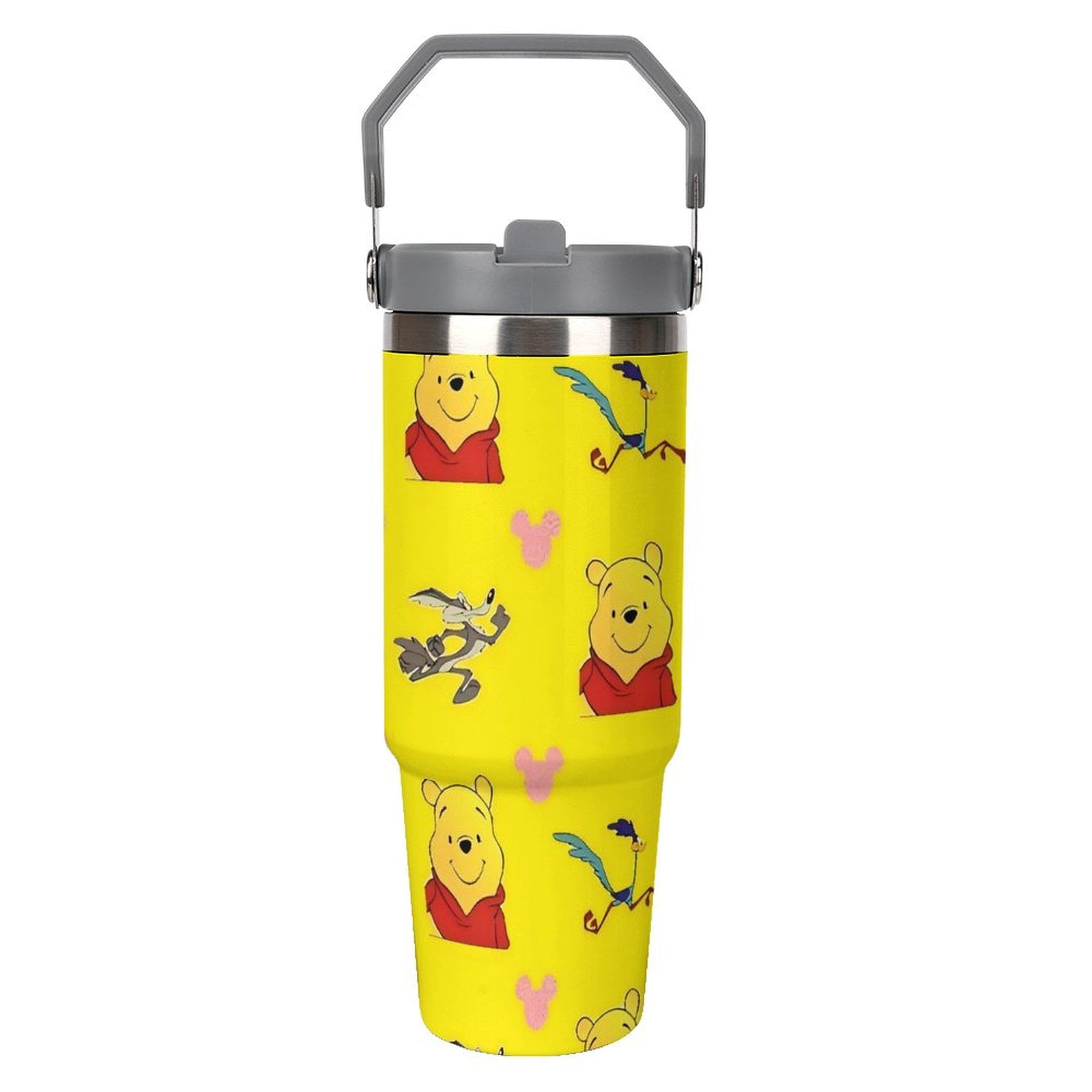 Winnie The Pooh travel mugs for hot and cold beverages with handle ...