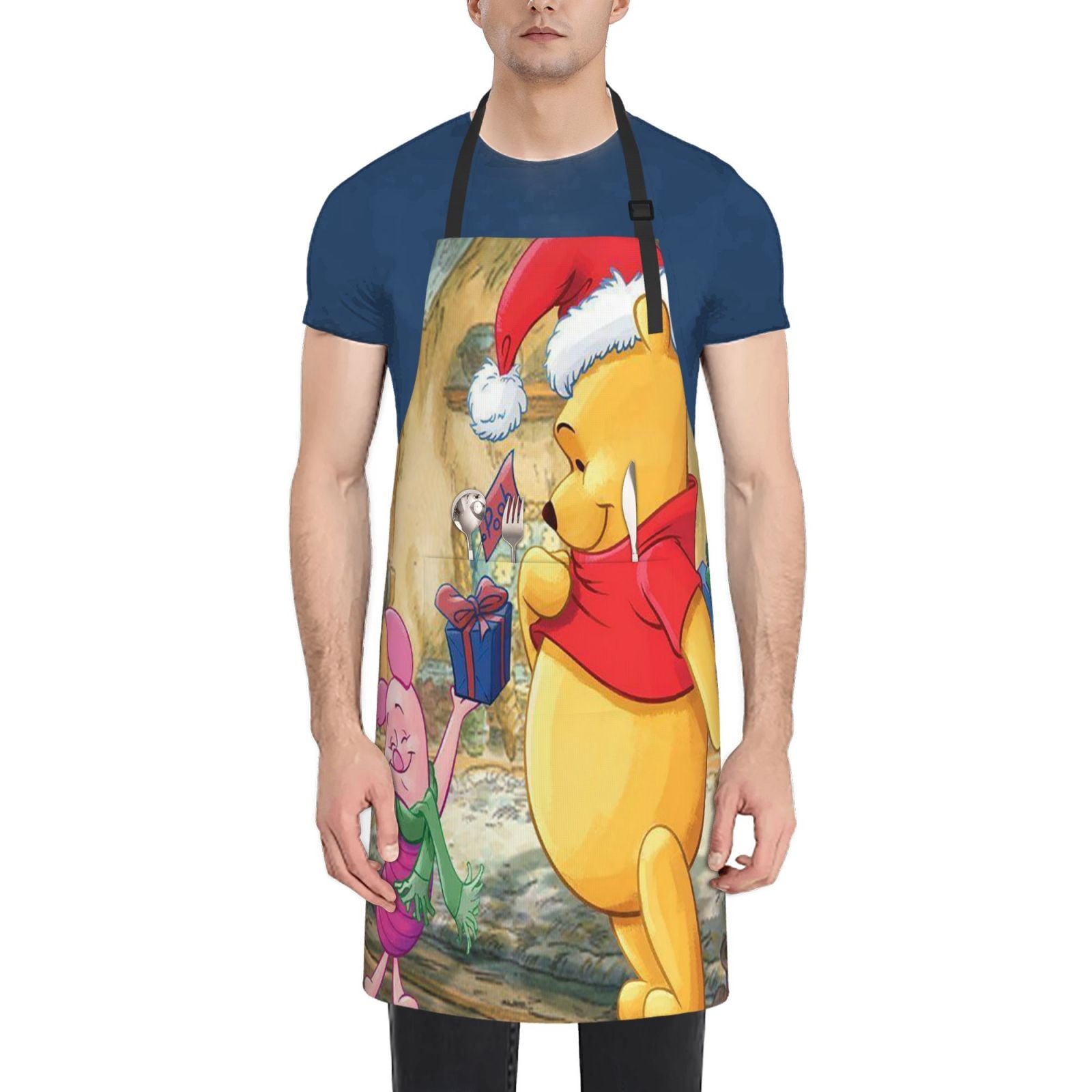 Winnie Waterproof Cooking Aprons, Adjustable Bib Soft Chef Apron With 2 ...