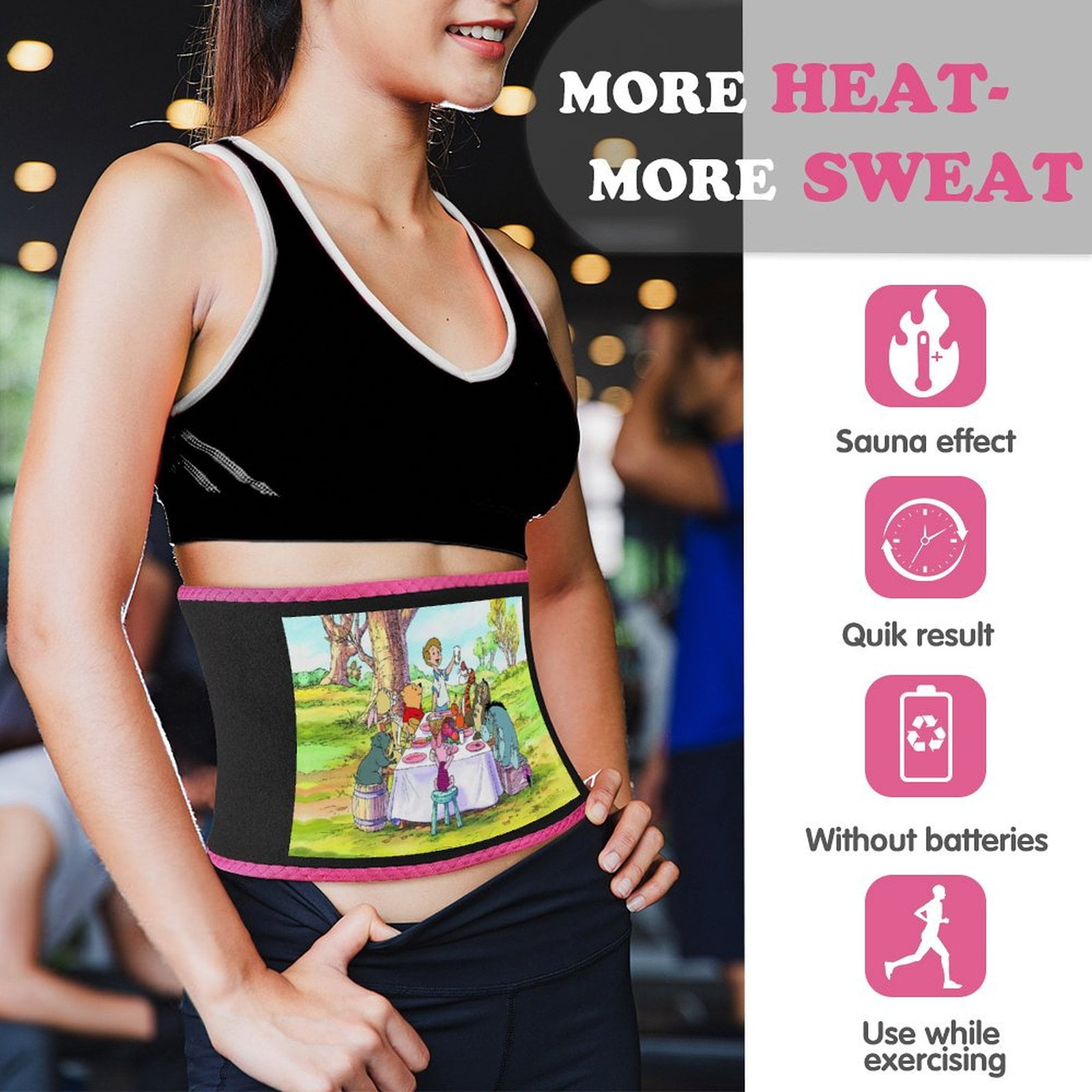 Winnie Weight Lifting Belt, Powerlifting Belt for Men Women, Quick Locking Gym Belt, Functional ...