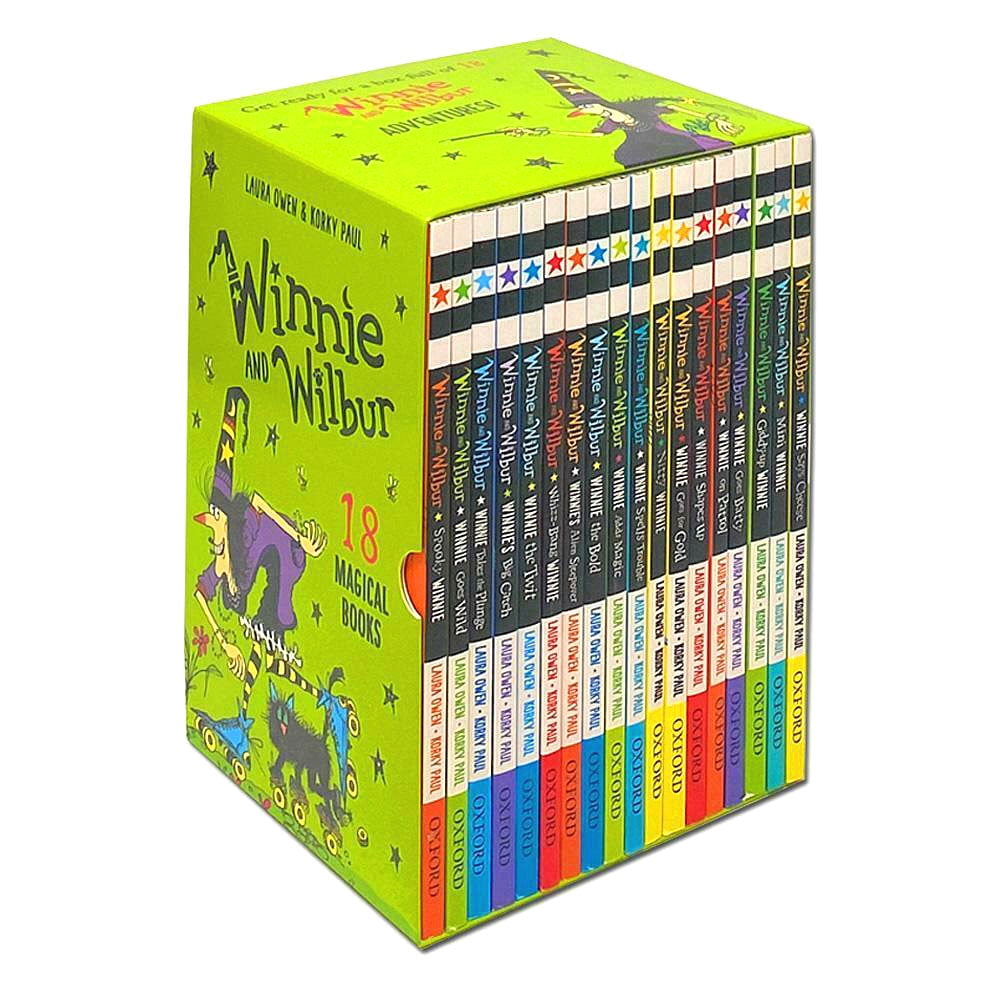 Winnie and Wilbur 18 Magical Fiction Books Children Collection Gift Box ...