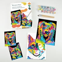Pencil Works Color By Number Kit, 9" x 12" - Walmart.com